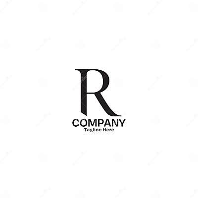 Professional Letter R Logo Design Templates Stock Vector - Illustration ...