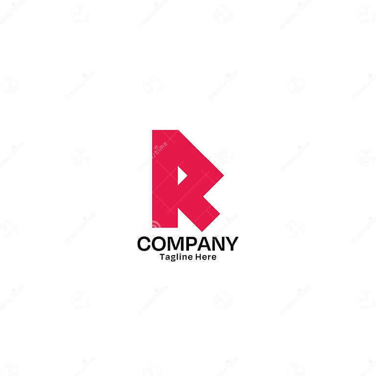 Professional Letter R Logo Design Templates Stock Vector - Illustration ...