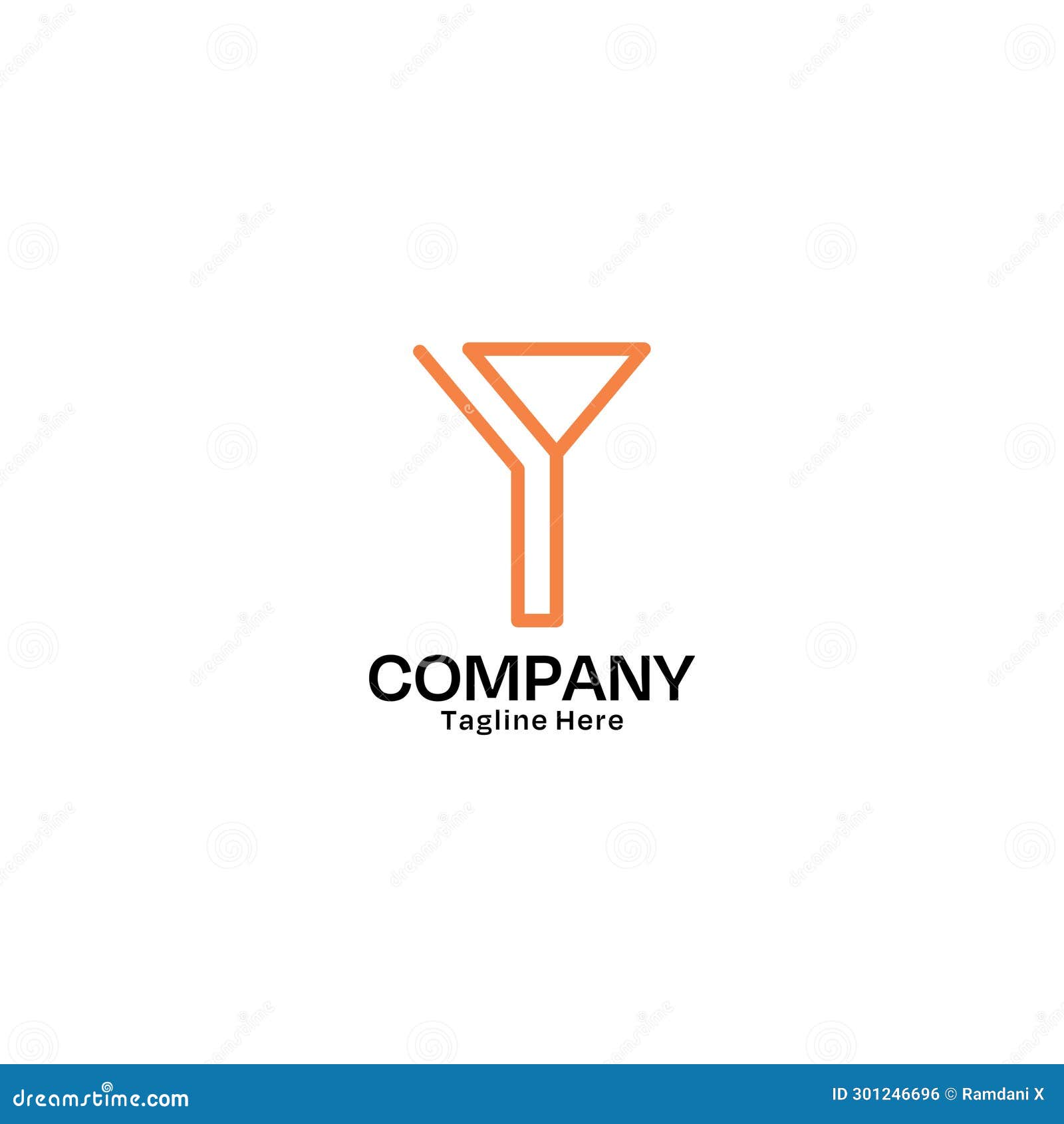 Minimalist Y Letter Logo Design Template Stock Vector - Illustration of ...