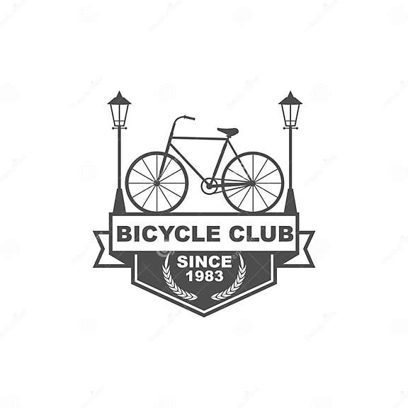 Bicycle Club Logo Design stock vector. Illustration of forms - 301327350