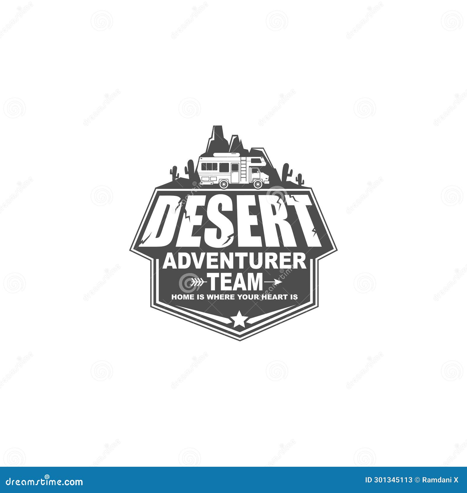Desert Adventure Team Logo stock vector. Illustration of activity ...