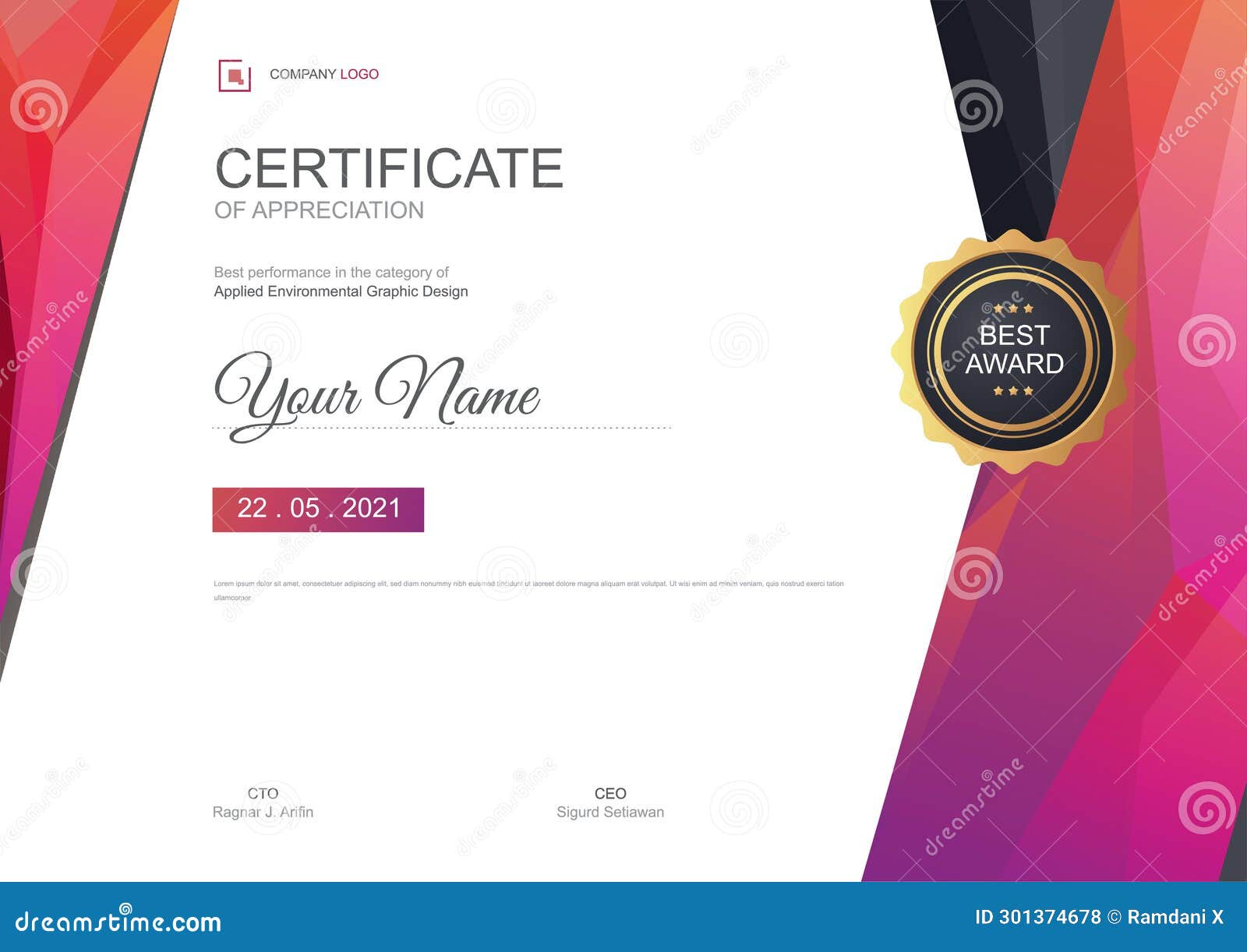 Certificate Design Templates Stock Vector - Illustration of templates ...