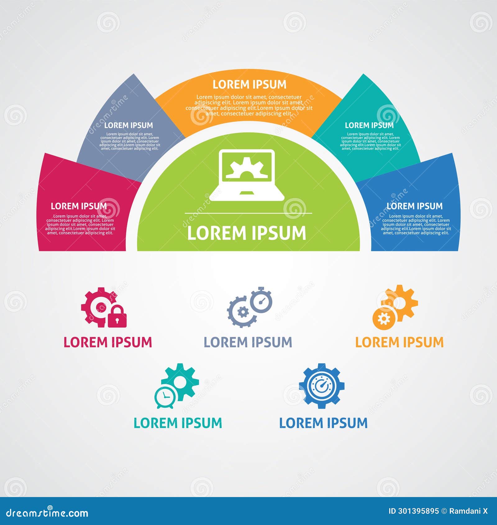 Timeline Business Concept Infographic Template, Can Be Used for ...