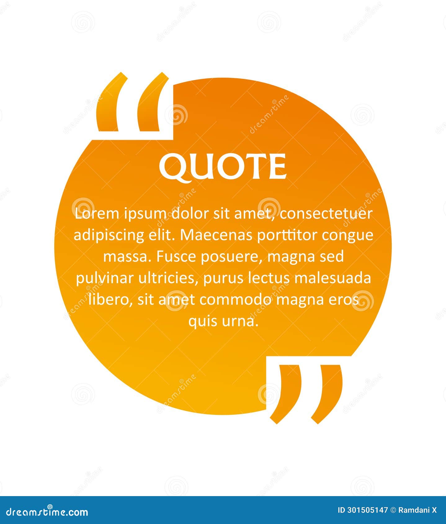Quotes Frame Template Minimalist Design Stock Vector - Illustration of ...