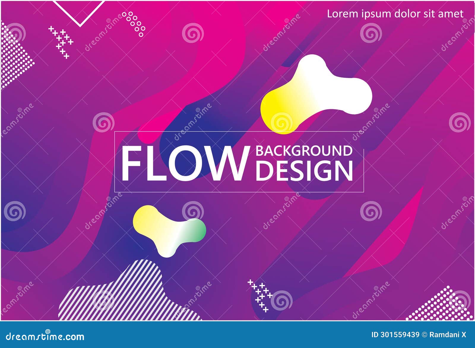 Abstract Background Fluid Design Template Stock Vector - Illustration ...