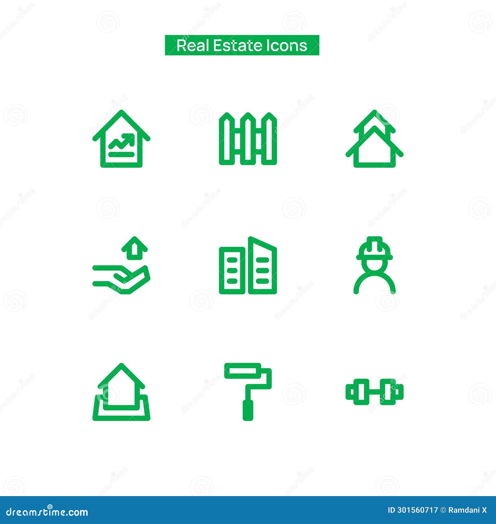 Real Estate and Housing Icon Design Templates Stock Vector ...