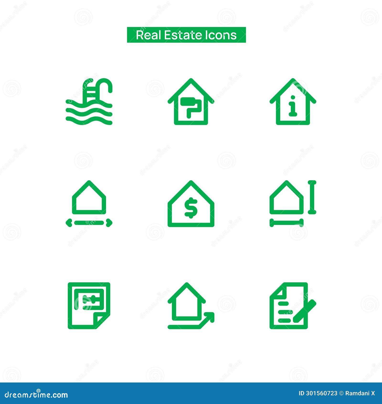 Real Estate and Housing Icon Design Templates Stock Vector ...