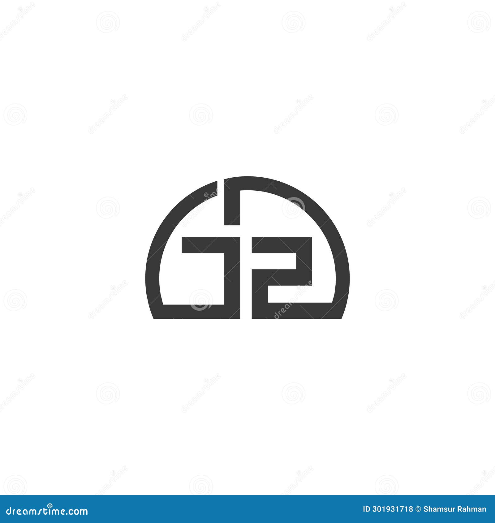 Alphabet Initials Logo ZG, GZ, Z and G Stock Vector - Illustration of ...