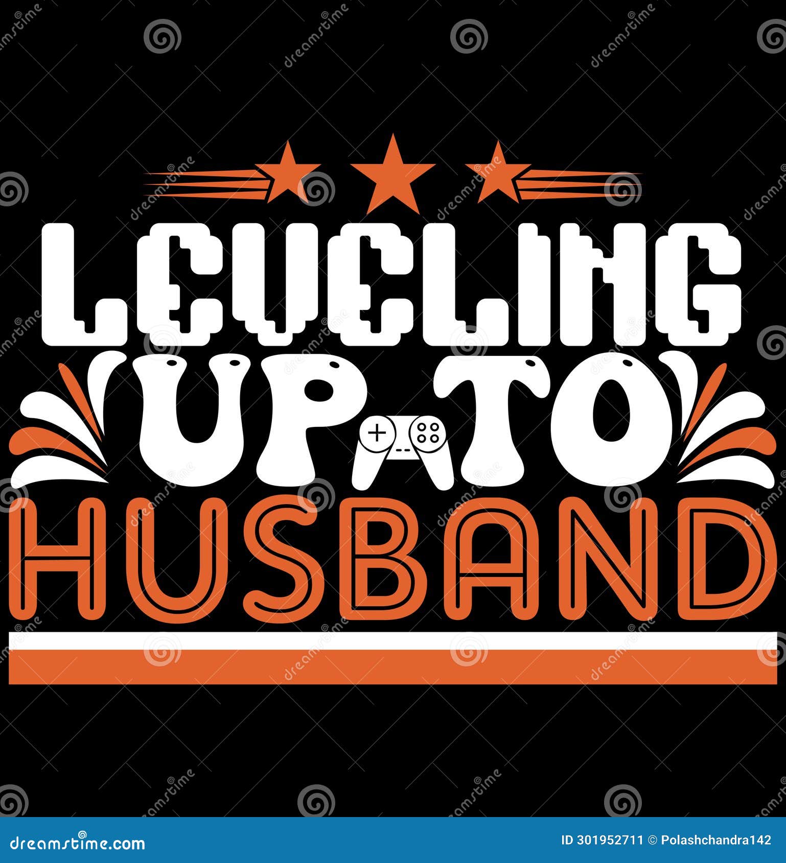 Leveling Up To Husband, Gaming Artwork Lettering Design, Celebration ...