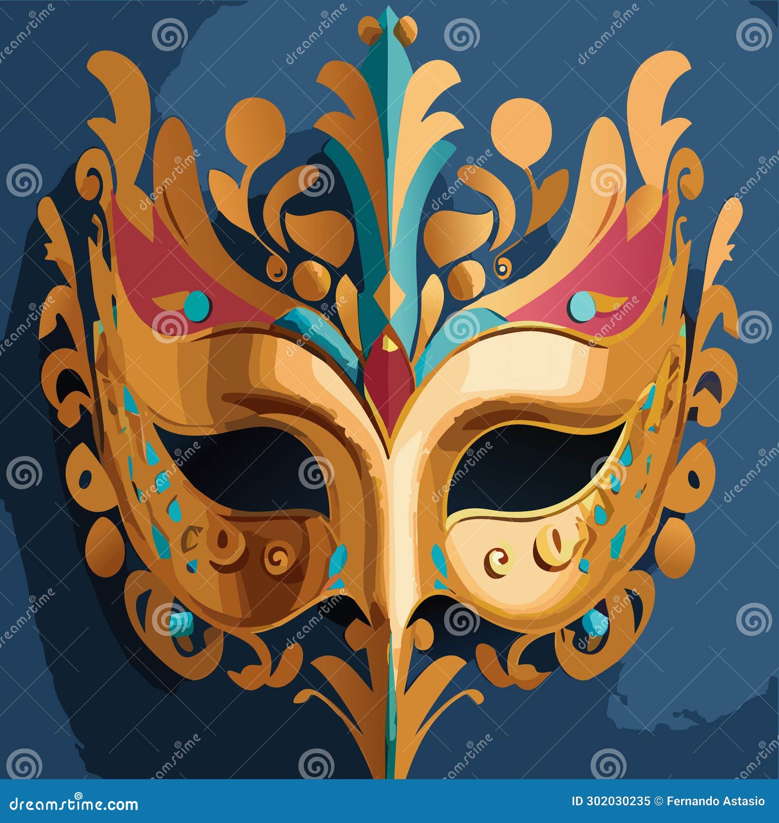 Carnival. Carnival Mask. Design for Poster. 2024. February 8 Stock ...