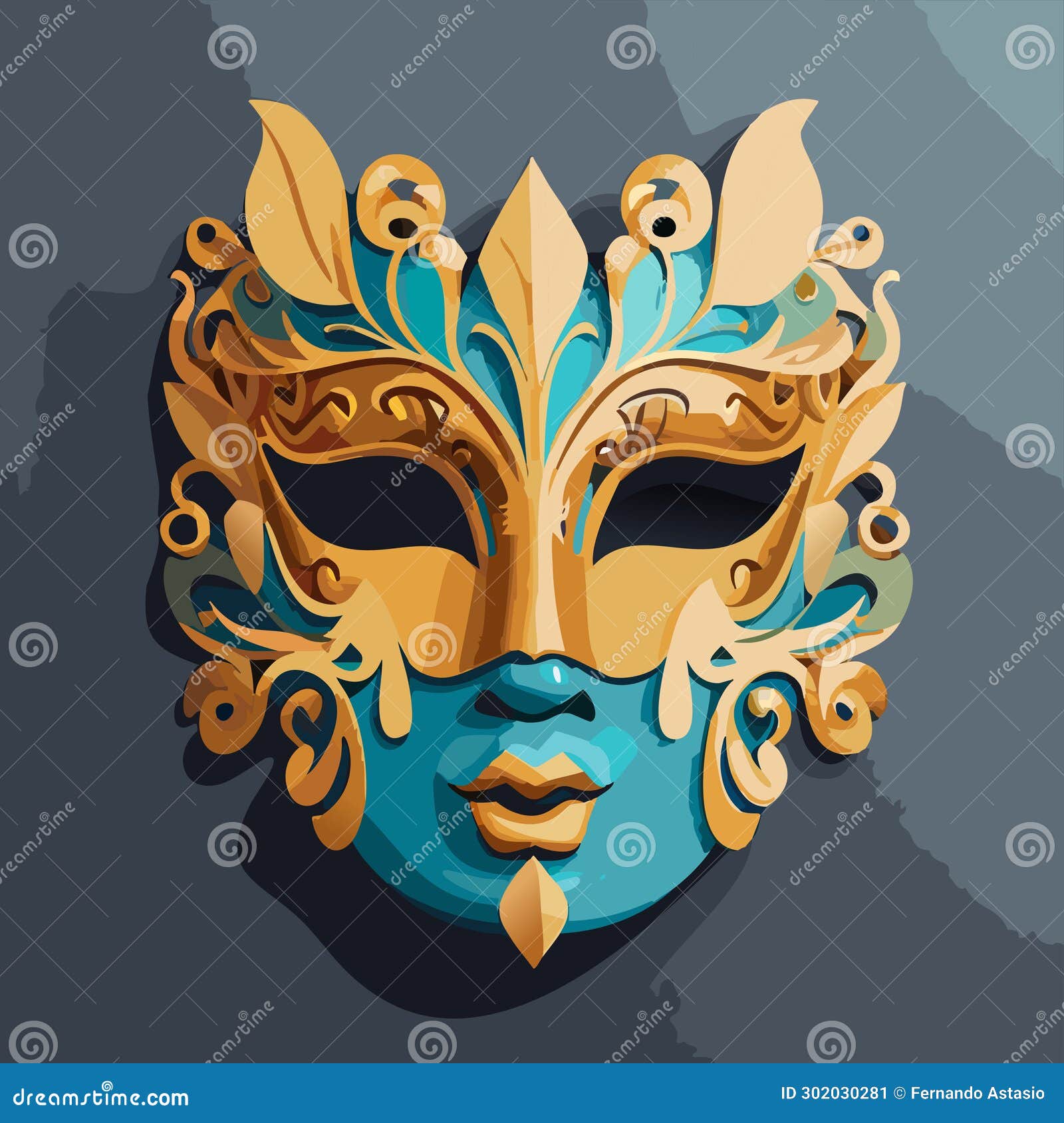Carnival. Carnival Mask. Design for Poster. 2024. February 8 Stock ...