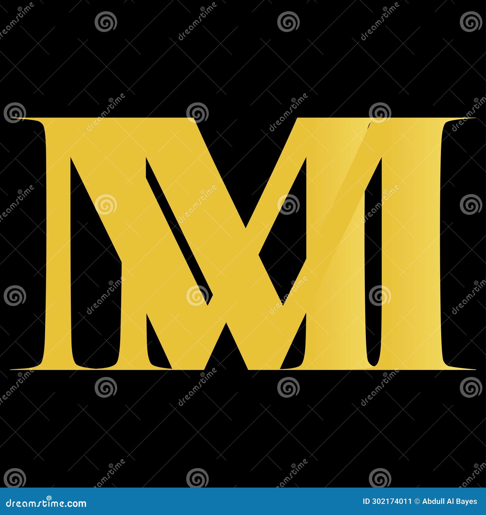 MM Letter Branding Logo Design with a Leaf.. Stock Vector ...