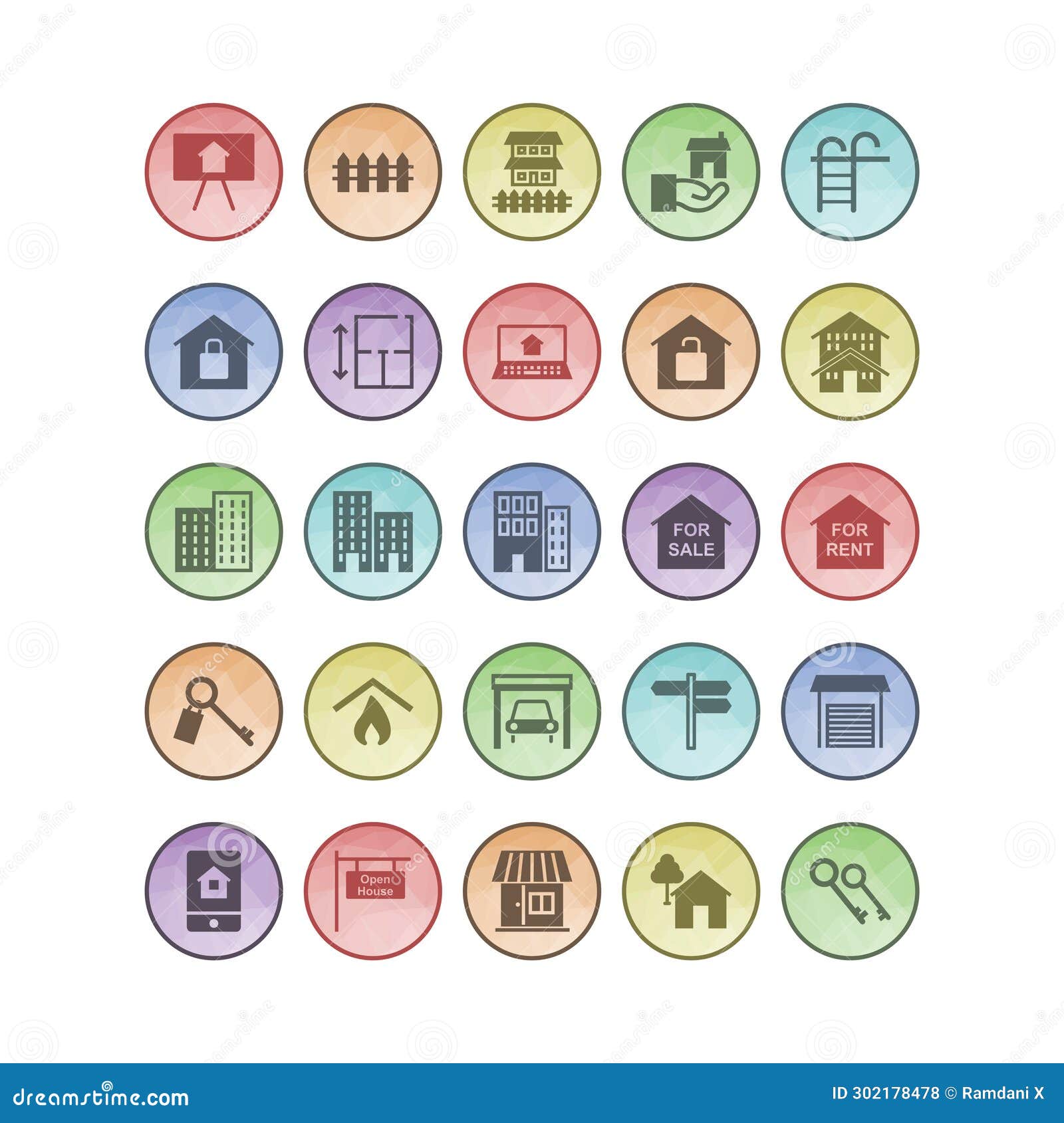 Collection of Icon Design Templates Stock Vector - Illustration of ...