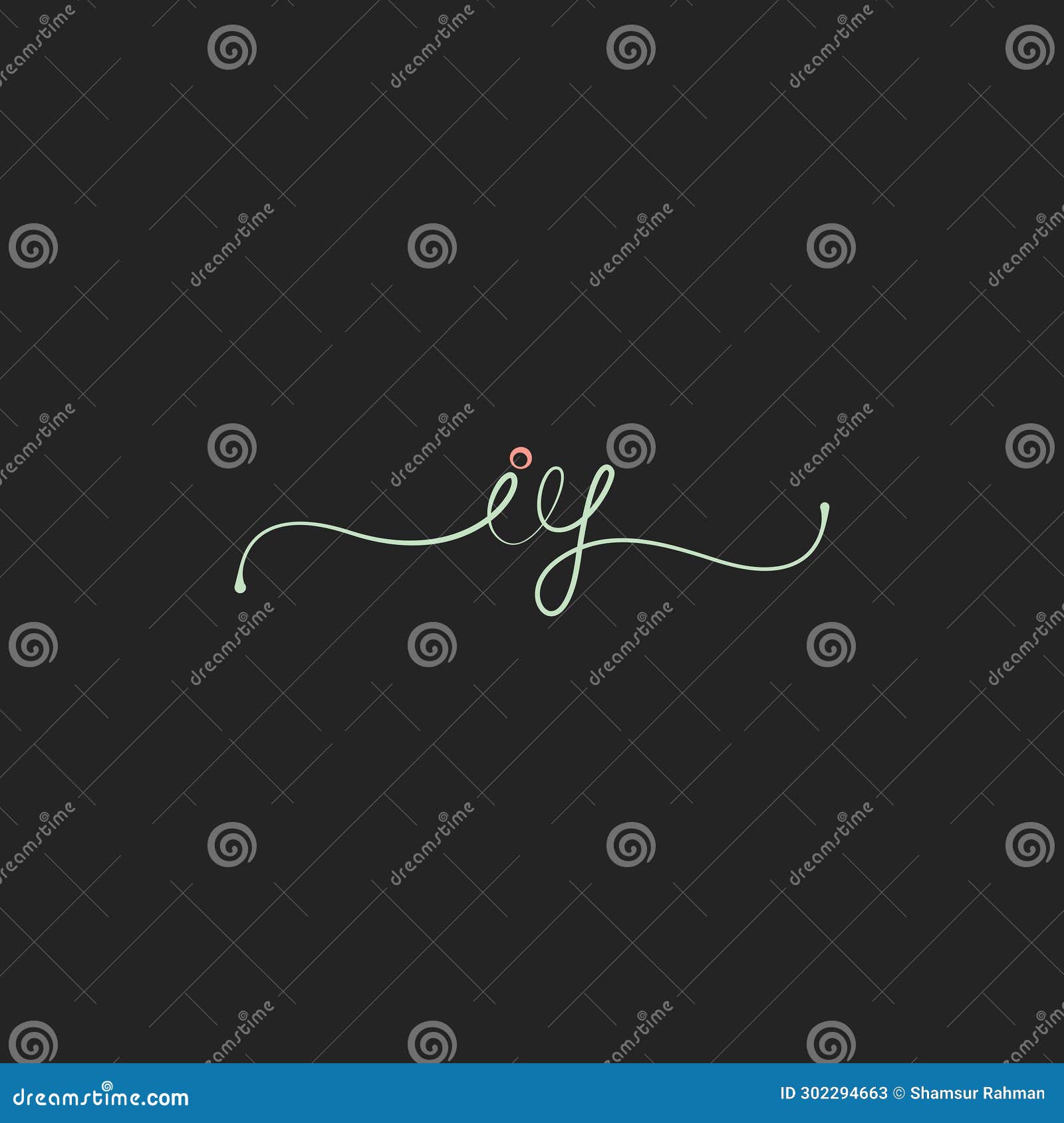 Alphabet Initials Logo IY, YI, I and Y Stock Vector - Illustration of ...