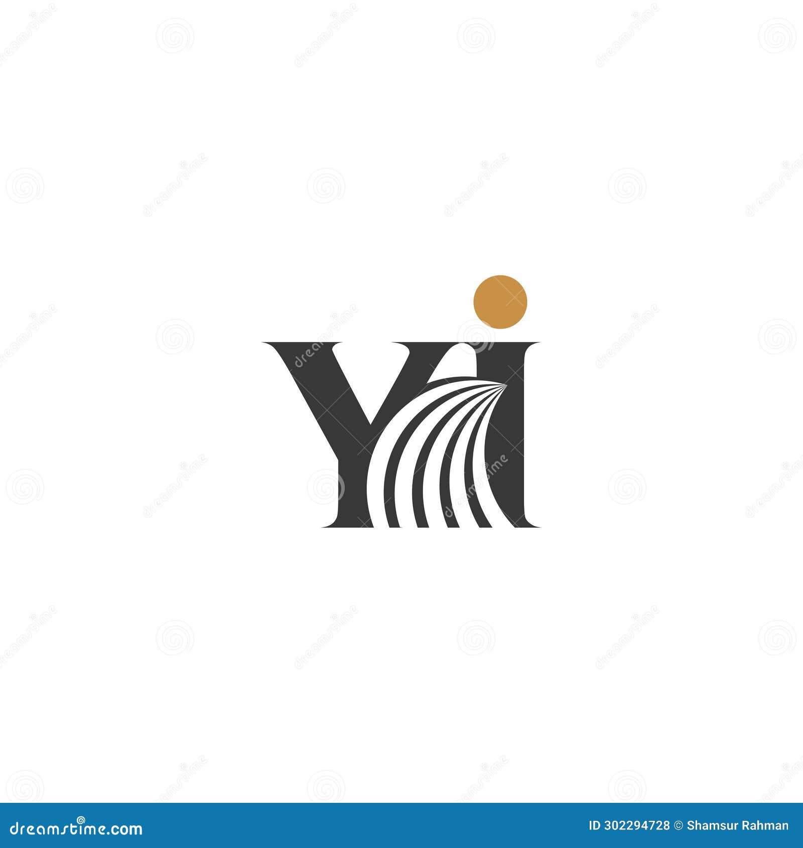 Alphabet Initials Logo IY, YI, I and Y Stock Vector - Illustration of ...