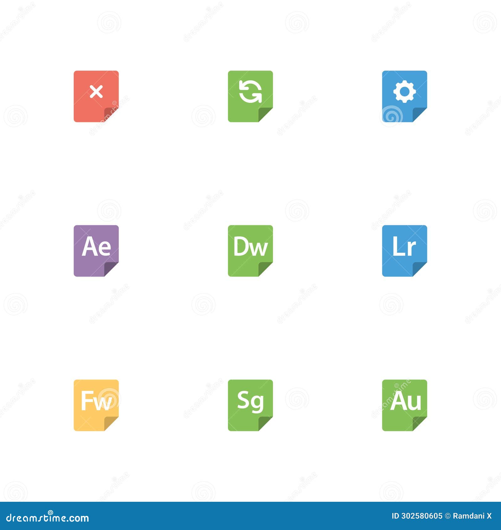 Complete Icon Set Design Template, Business Icon, Company Icon ...