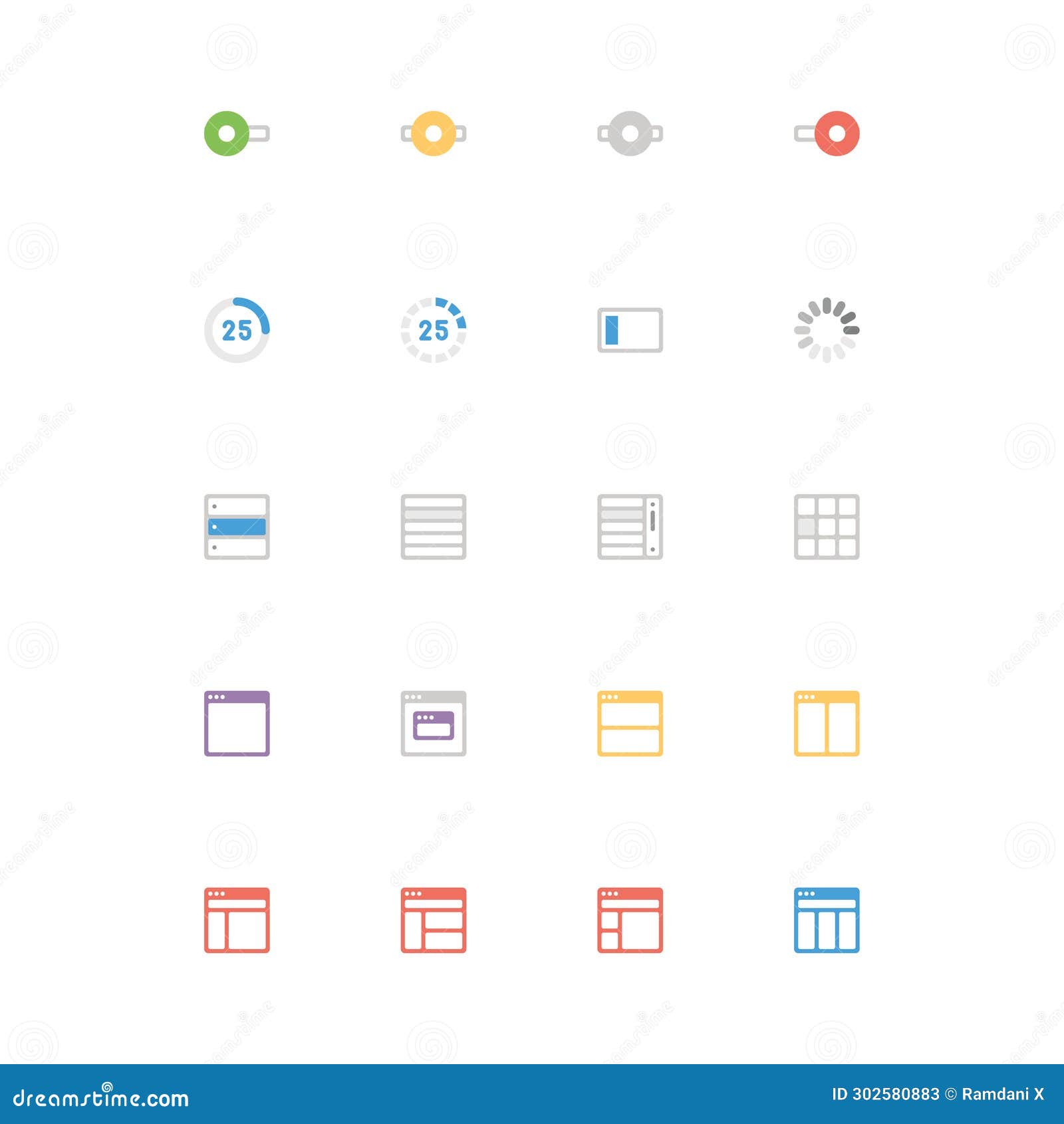 Complete Icon Set Design Template, Business Icon, Company Icon ...