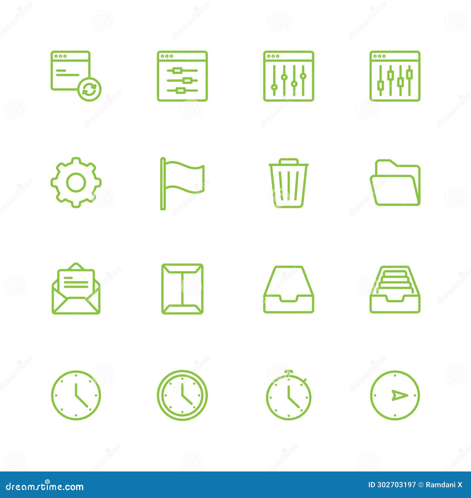Modern Icon Design Template for Business Stock Vector - Illustration of ...