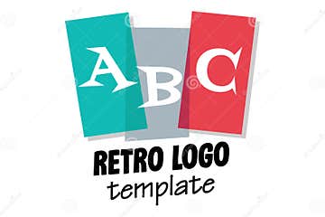 Retro Logo Template, 50s and 60s Sign Design, Vintage Diner Elements ...