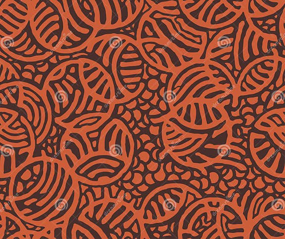 Pattern for 2d Stencil. Ethnic Authentic Background with Circle Shapes ...