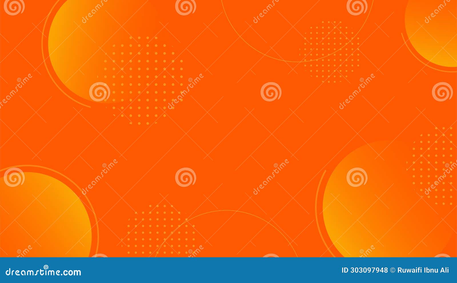 Simple Abstract Colorful Orange Background with a Circle Shape Stock ...