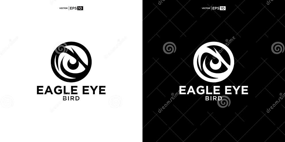 Eagle Eyes Bird Hawk Logo Design Vector Inspiration Stock Vector ...