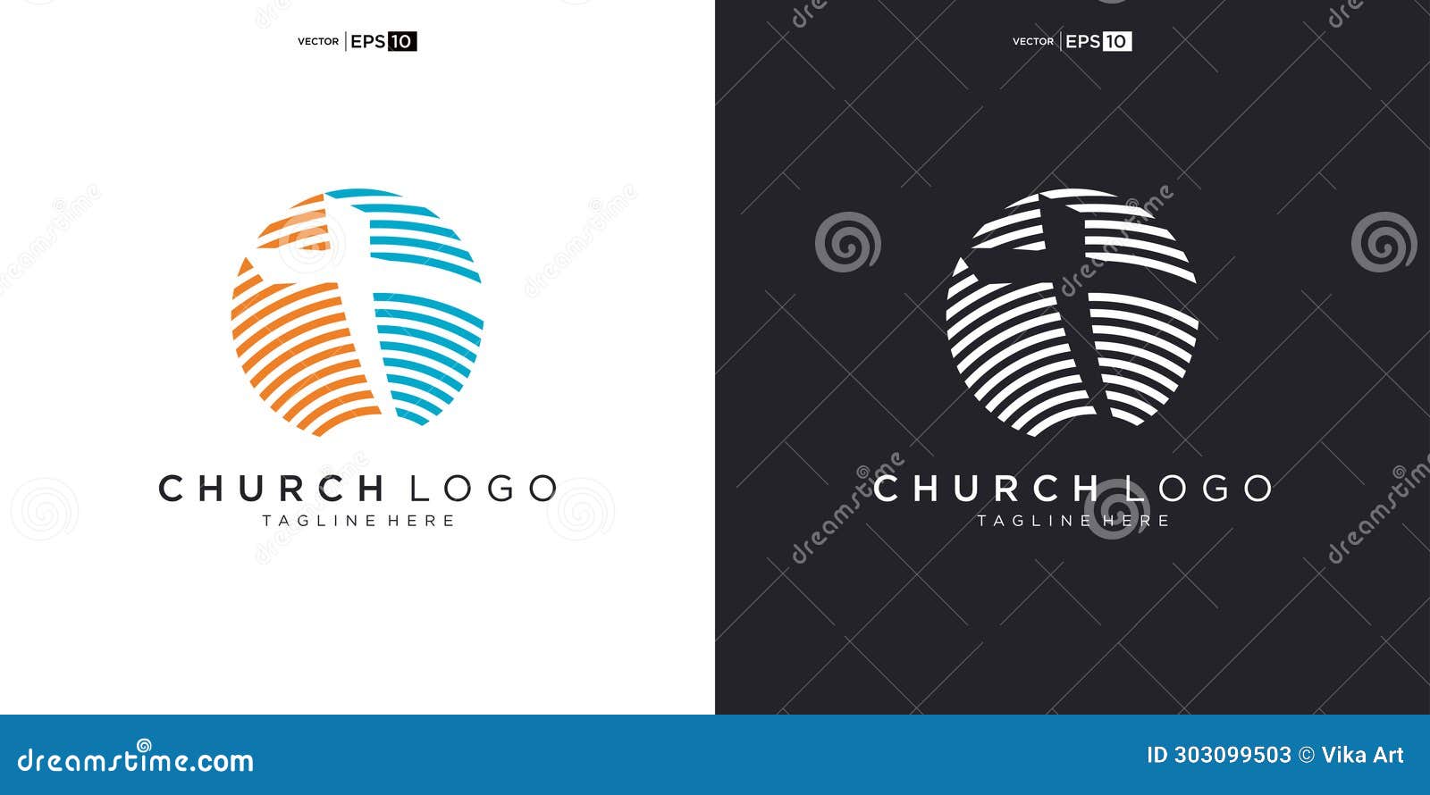 Church Logo. Christian Symbols. the Cross of Jesus Stock Vector ...