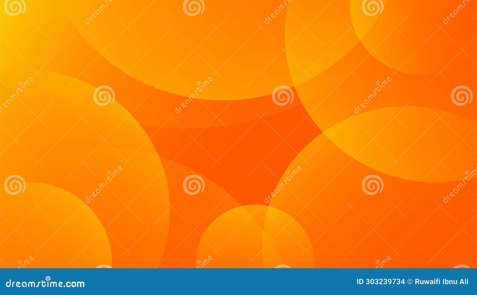 Simple Abstract Gradient Orange Background with Circle Shapes Stock ...