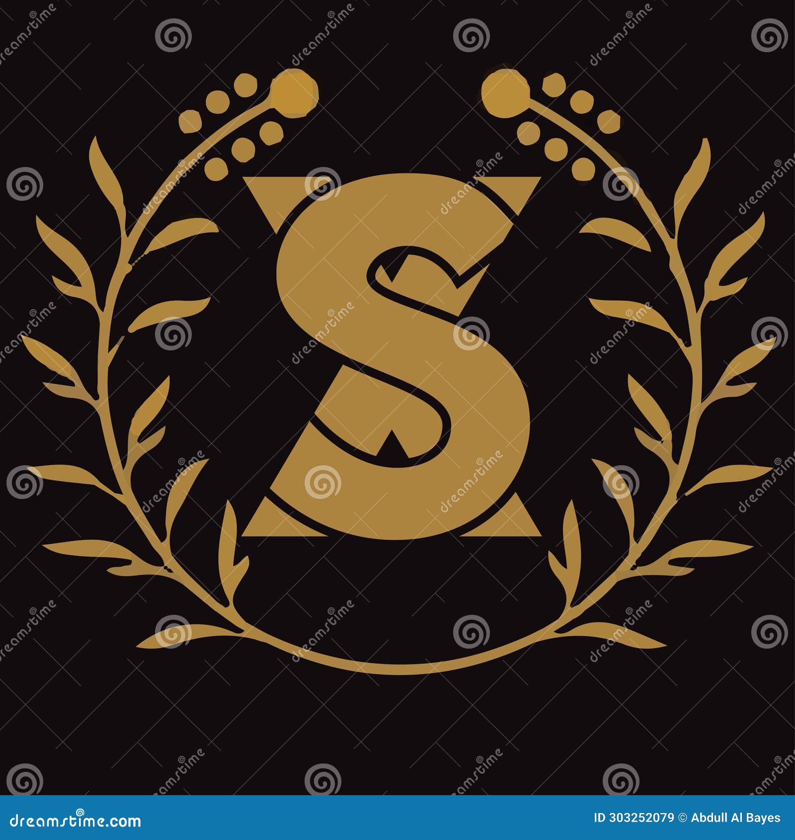XS Letter Branding Logo Design with a Lea Stock Vector - Illustration ...