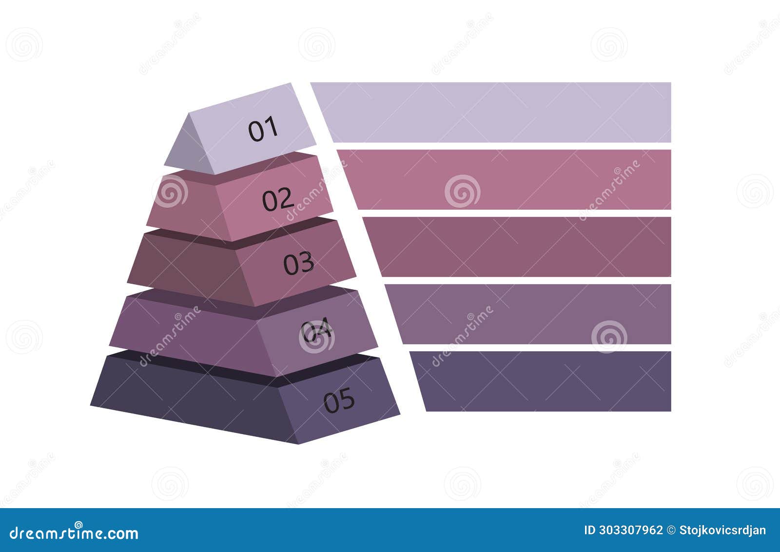 3d Infographics Pyramid Chart. Royalty-Free Stock Photo | CartoonDealer ...