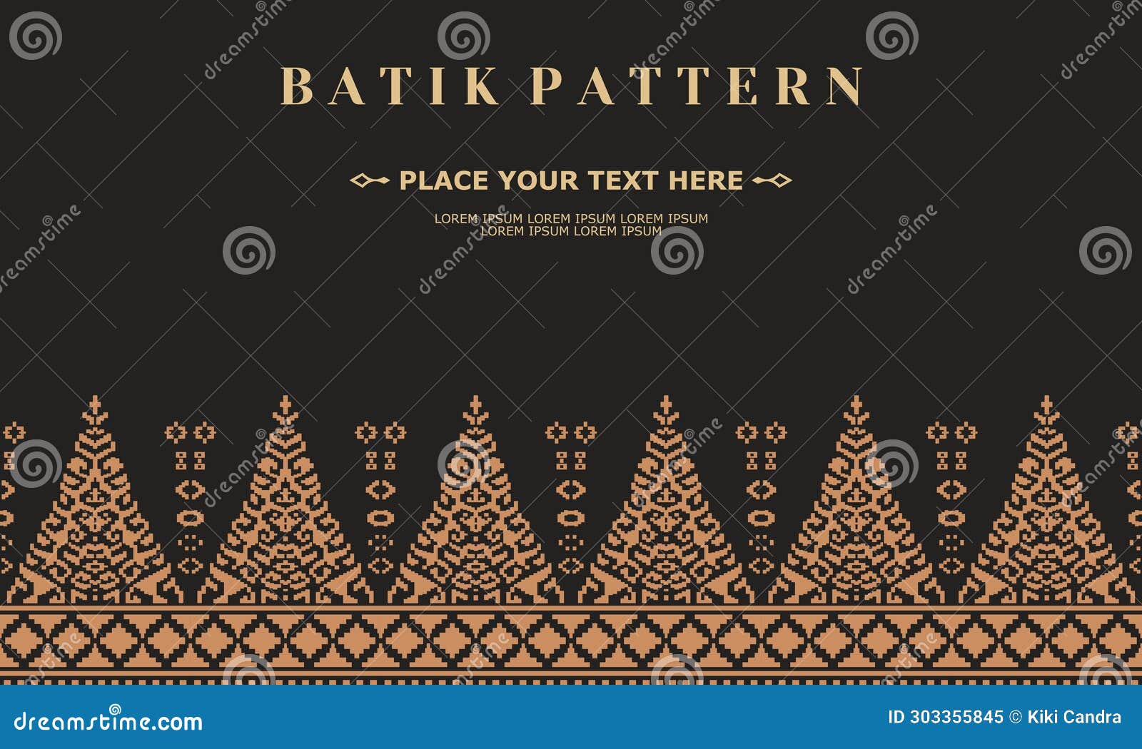Luxury and Elegant Vector Batik Pattern Template Vector Stock Vector ...