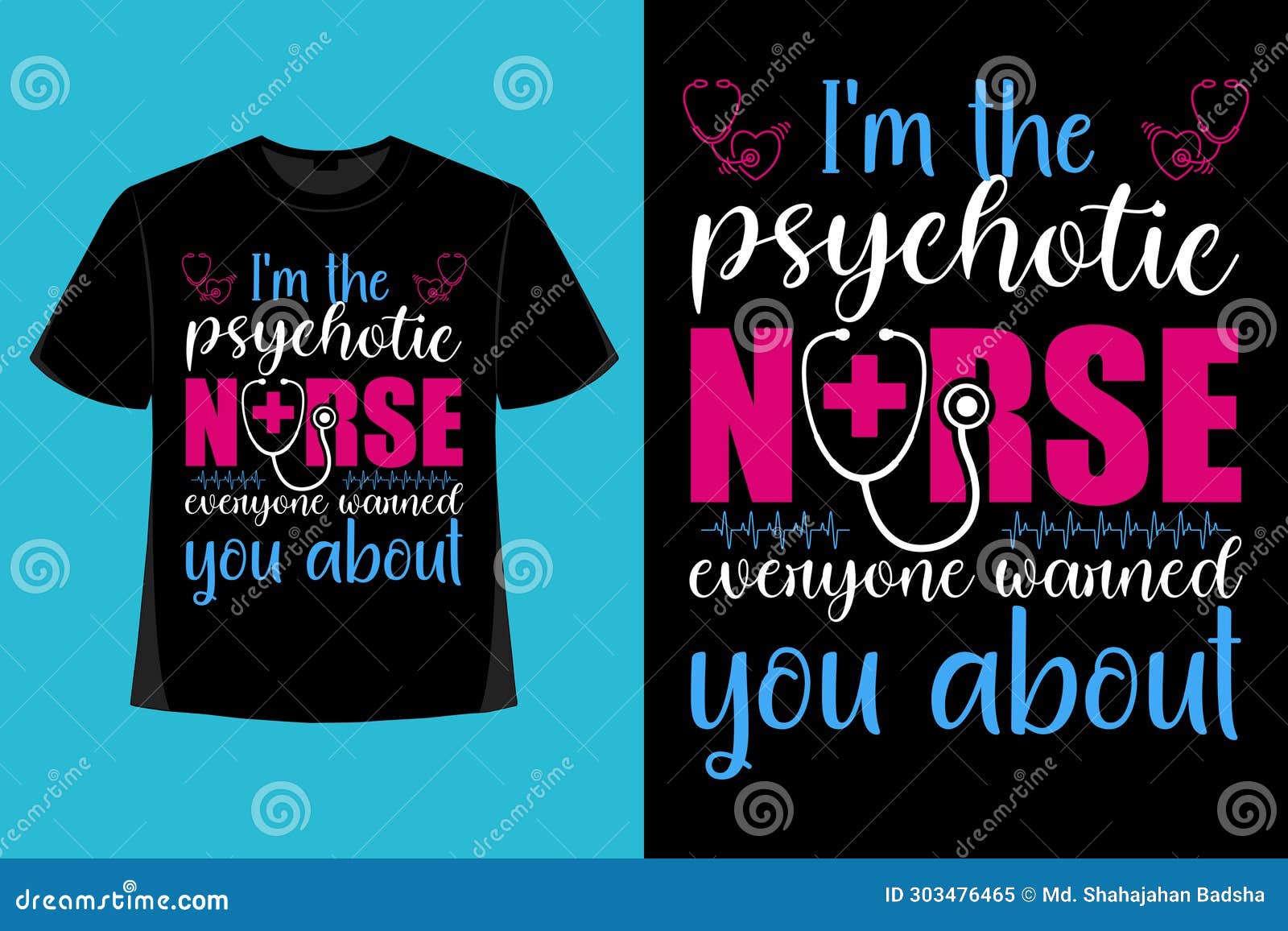 Nurse Typographic Header. Medical Occupation, Hospital And Clinic Stock ...