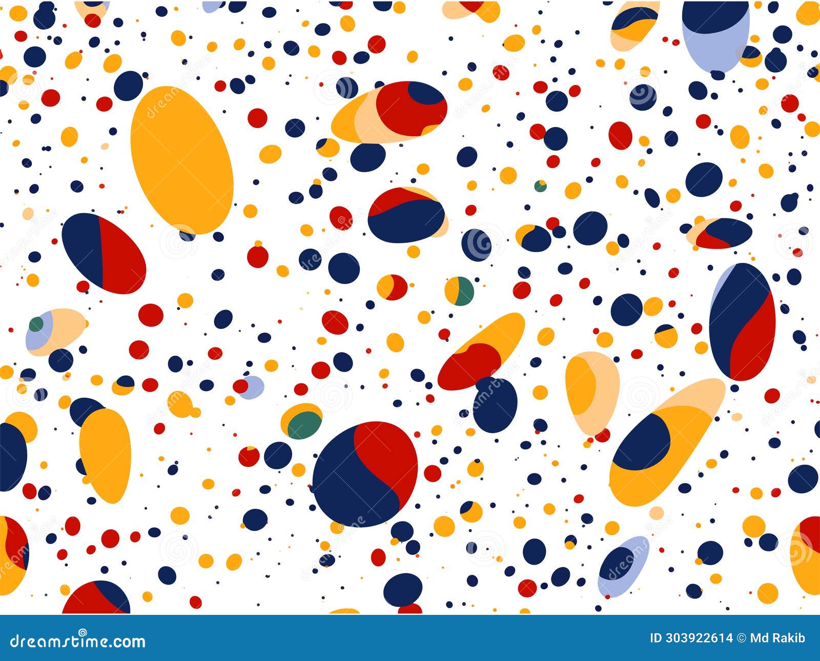 Abstract Colorful Stylized Confetti Doted Stock Vector - Illustration ...
