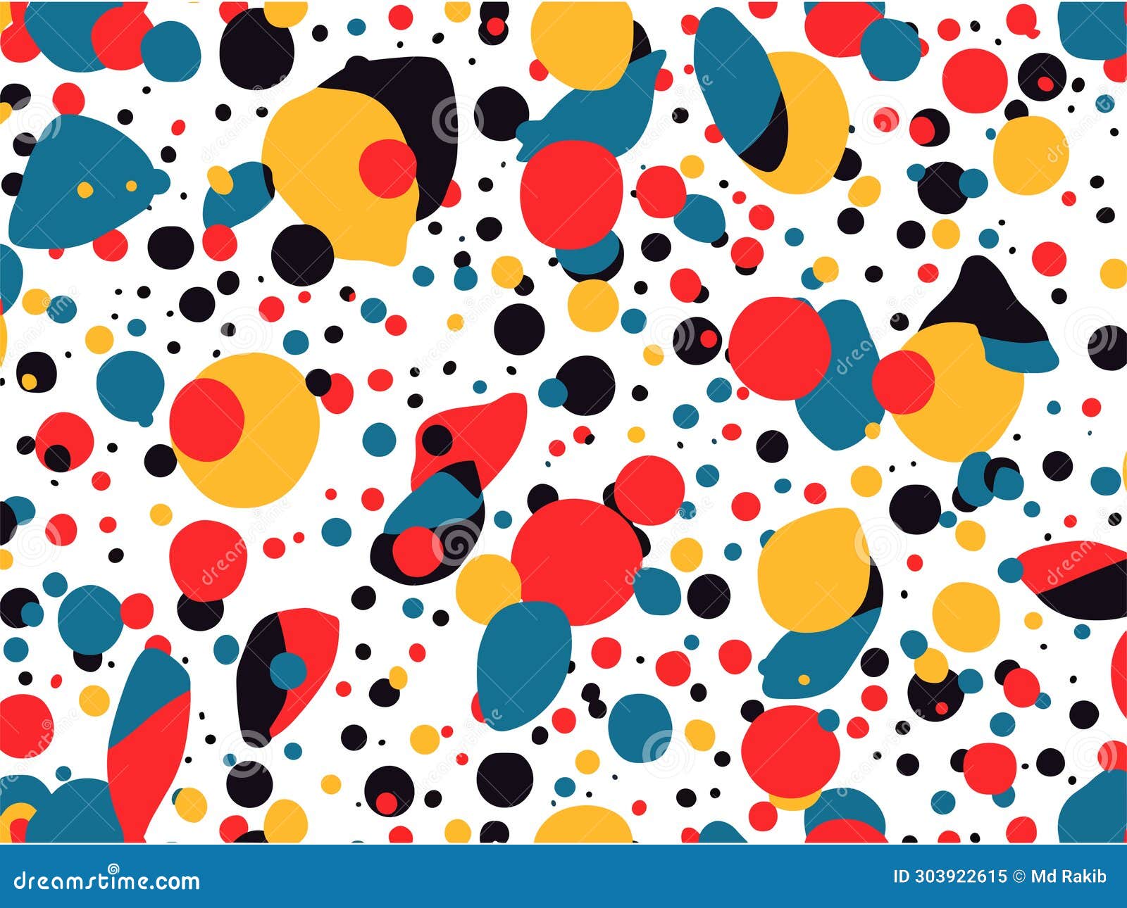 Abstract Colorful Stylized Confetti Doted Stock Vector - Illustration ...