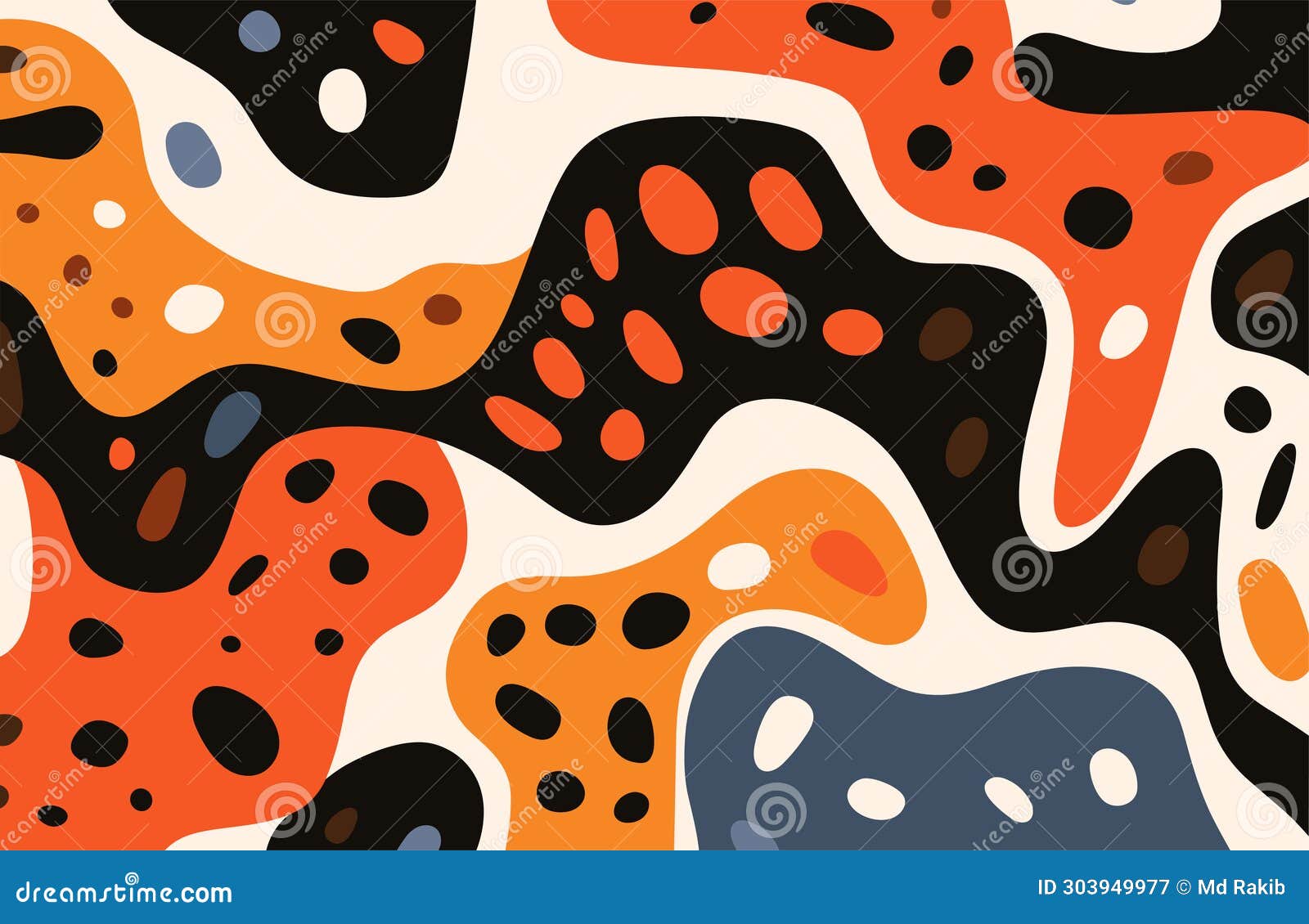 Abstract Pattern Full of Bright Colors and Geometric Shapes, Irregular ...