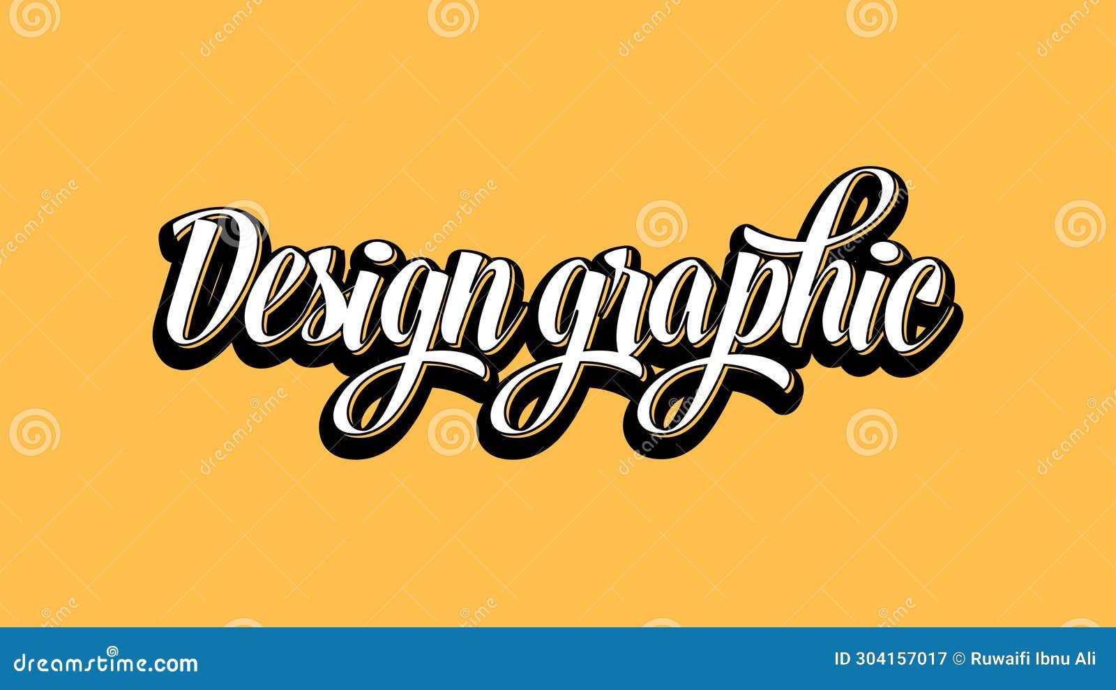 Simple Text Typography Graphic Design. Vector Illustration Stock Vector ...