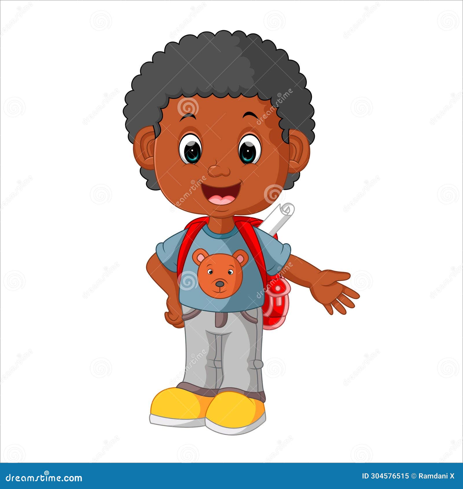 Kids Character Vector Design Template Stock Vector - Illustration of ...