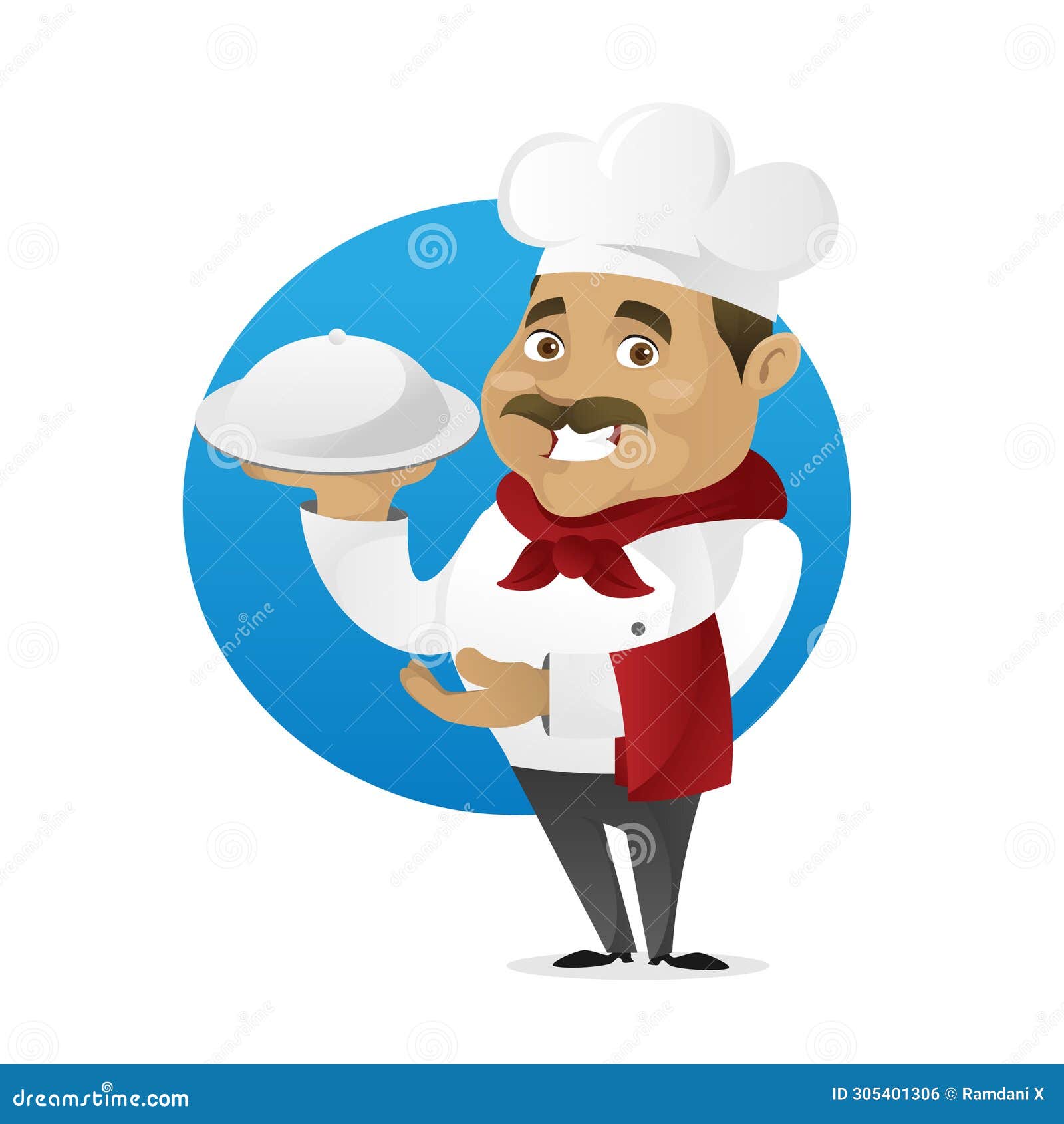 Chef Character Designs with Various Styles Stock Illustration ...