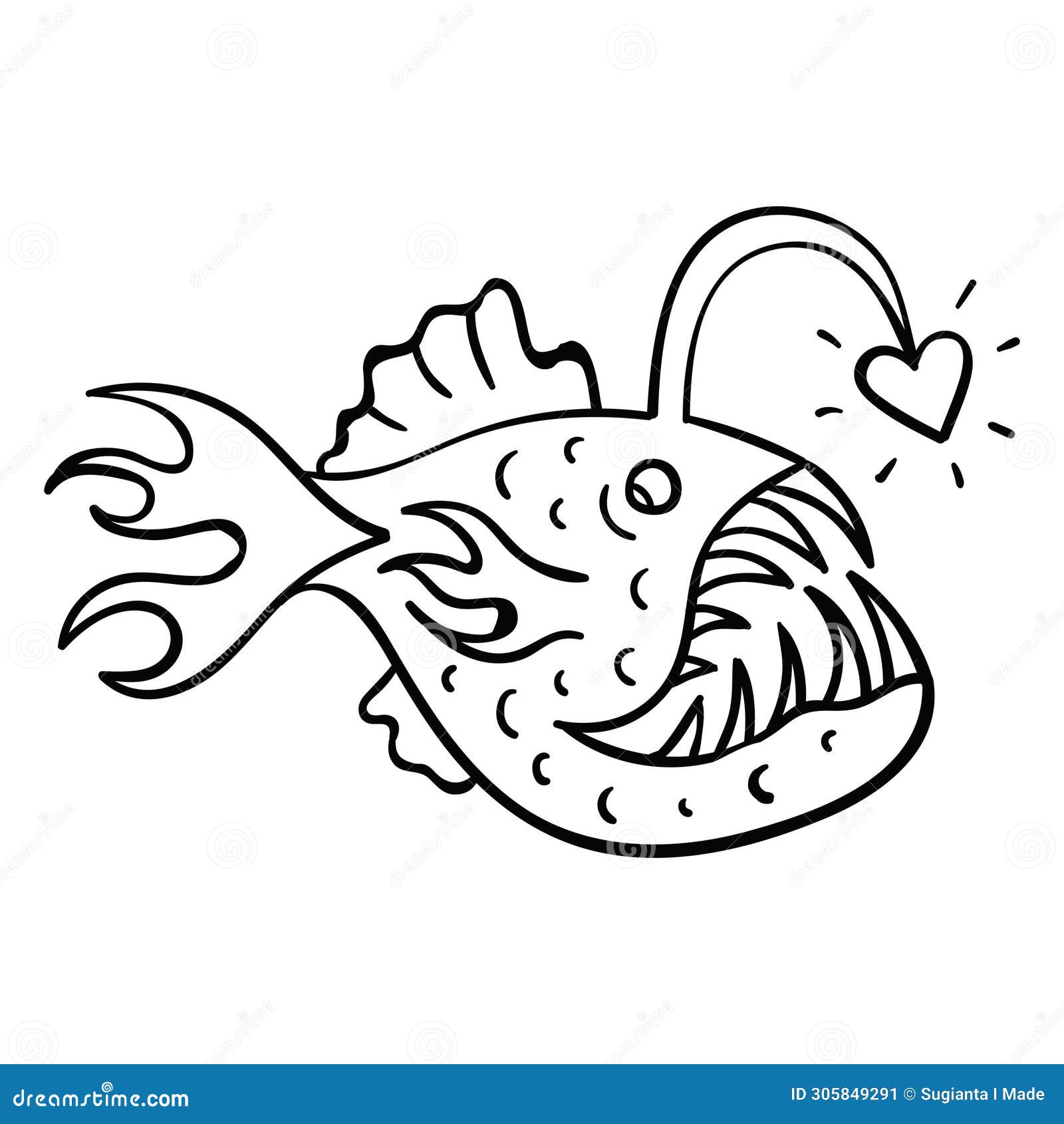 Electric Eel Hand Drawing Vector Stock Vector - Illustration of ...