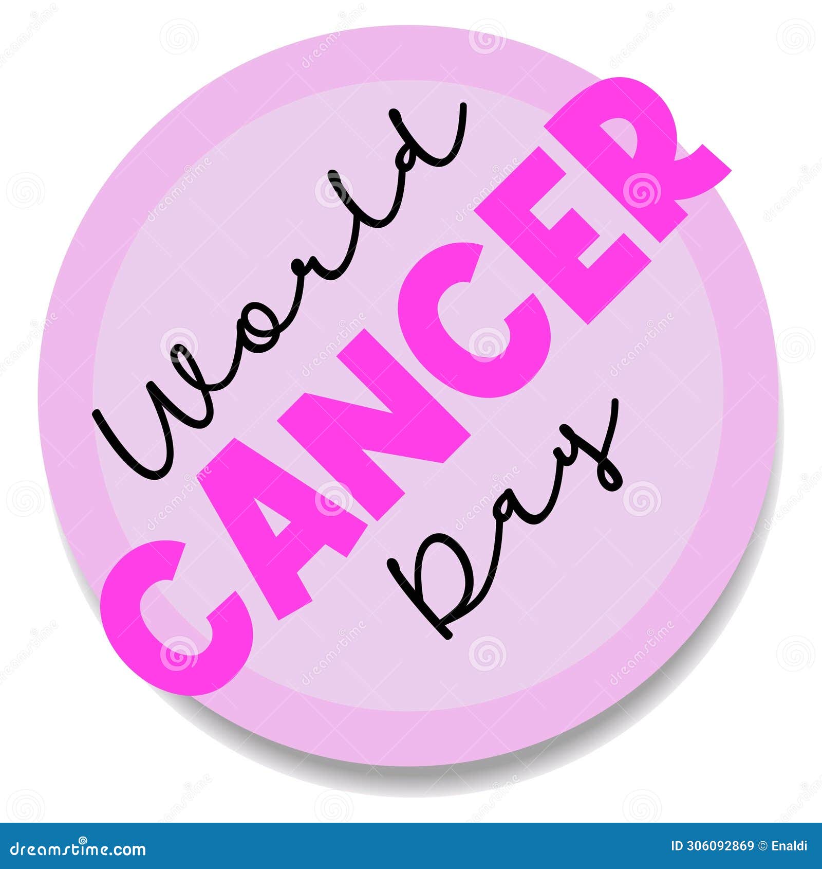 World Cancer Day Sign and Badge Vector Stock Illustration ...