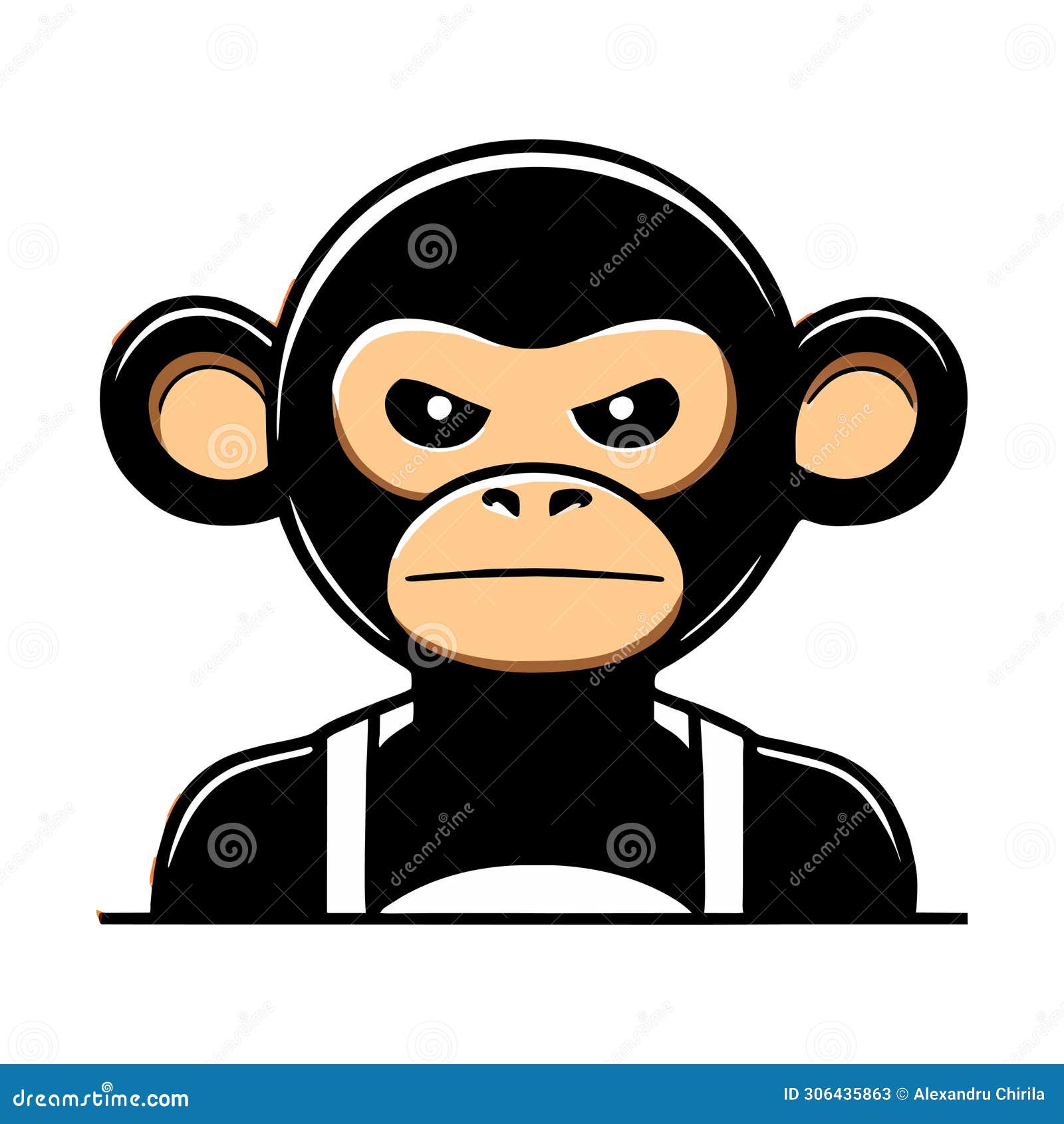 Monkey graphic vector EPS stock vector. Illustration of gifts - 306435863