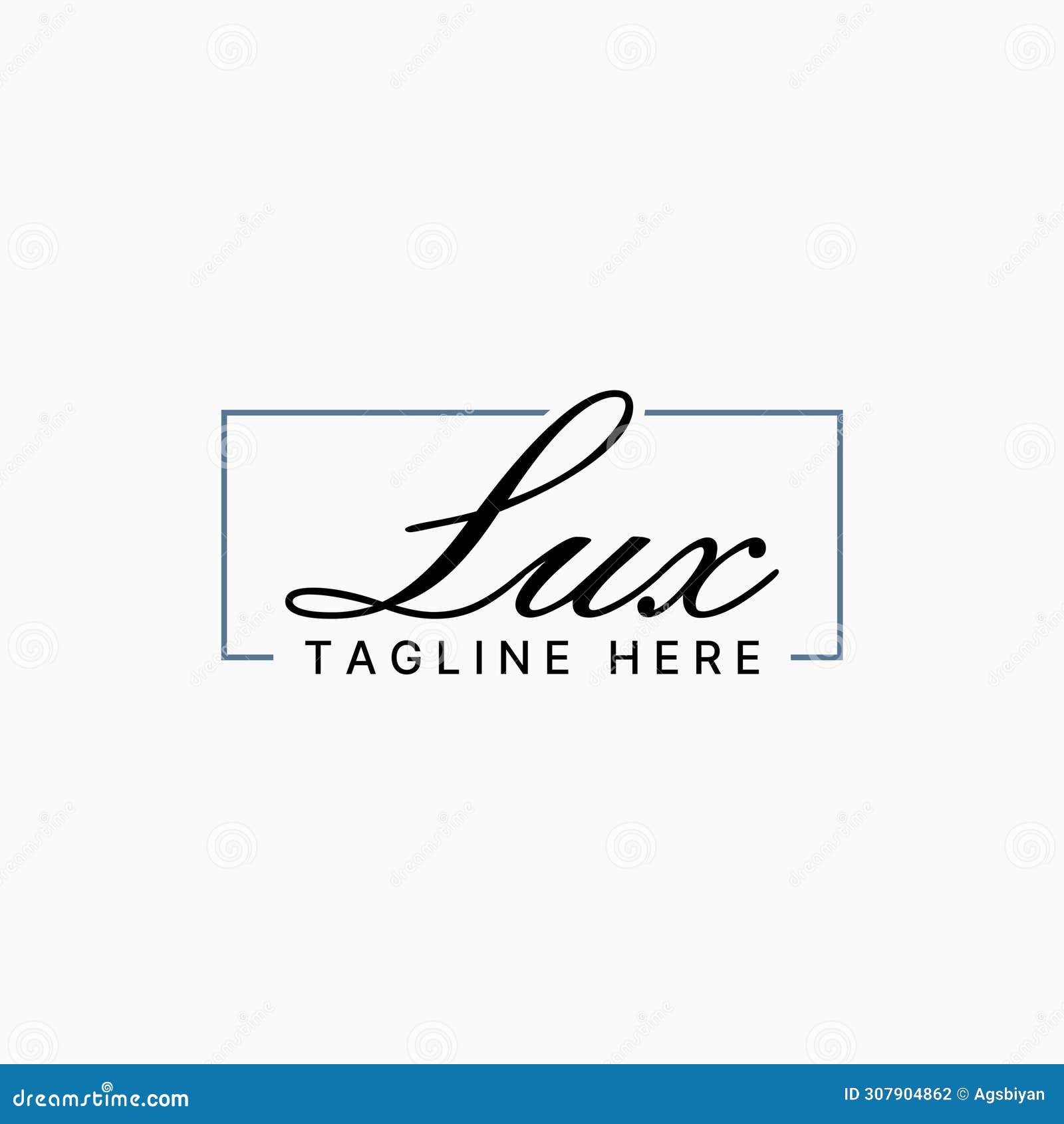 Initial Letter Lux Serif Font with Ellipse Swoosh. Related To Monogram ...