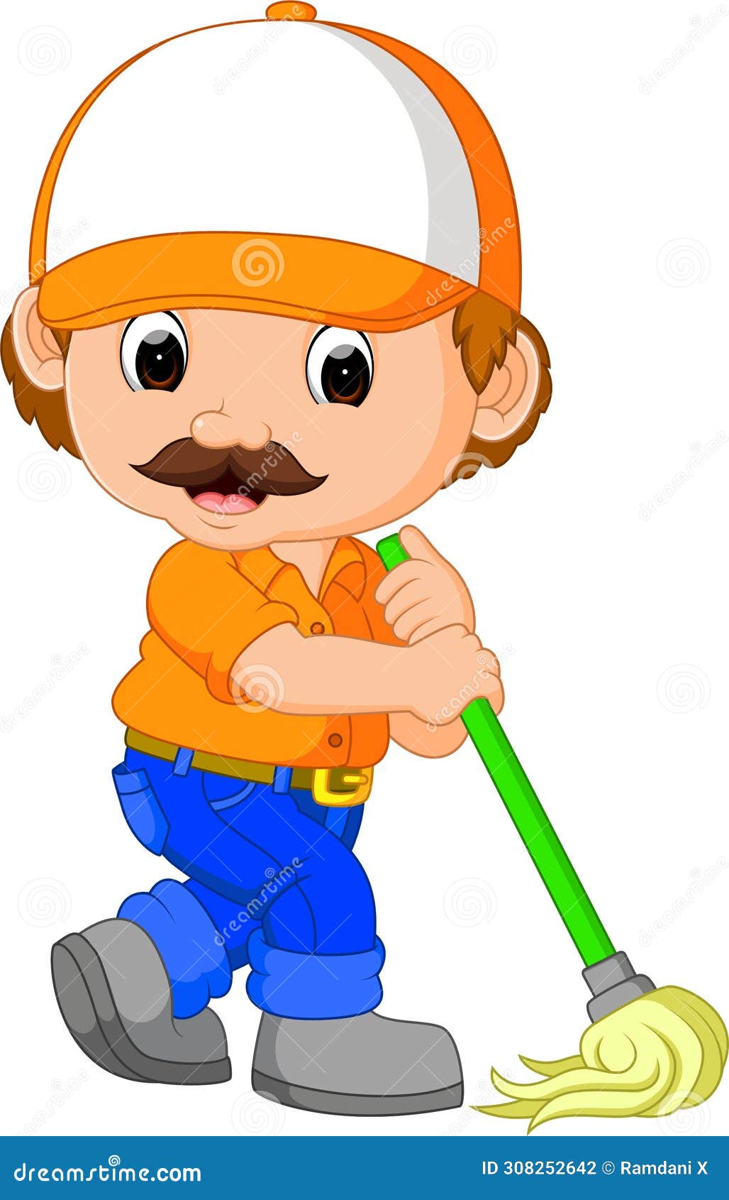 Vector Design Cartoon Drawing of a Child with a Job Profession Stock ...