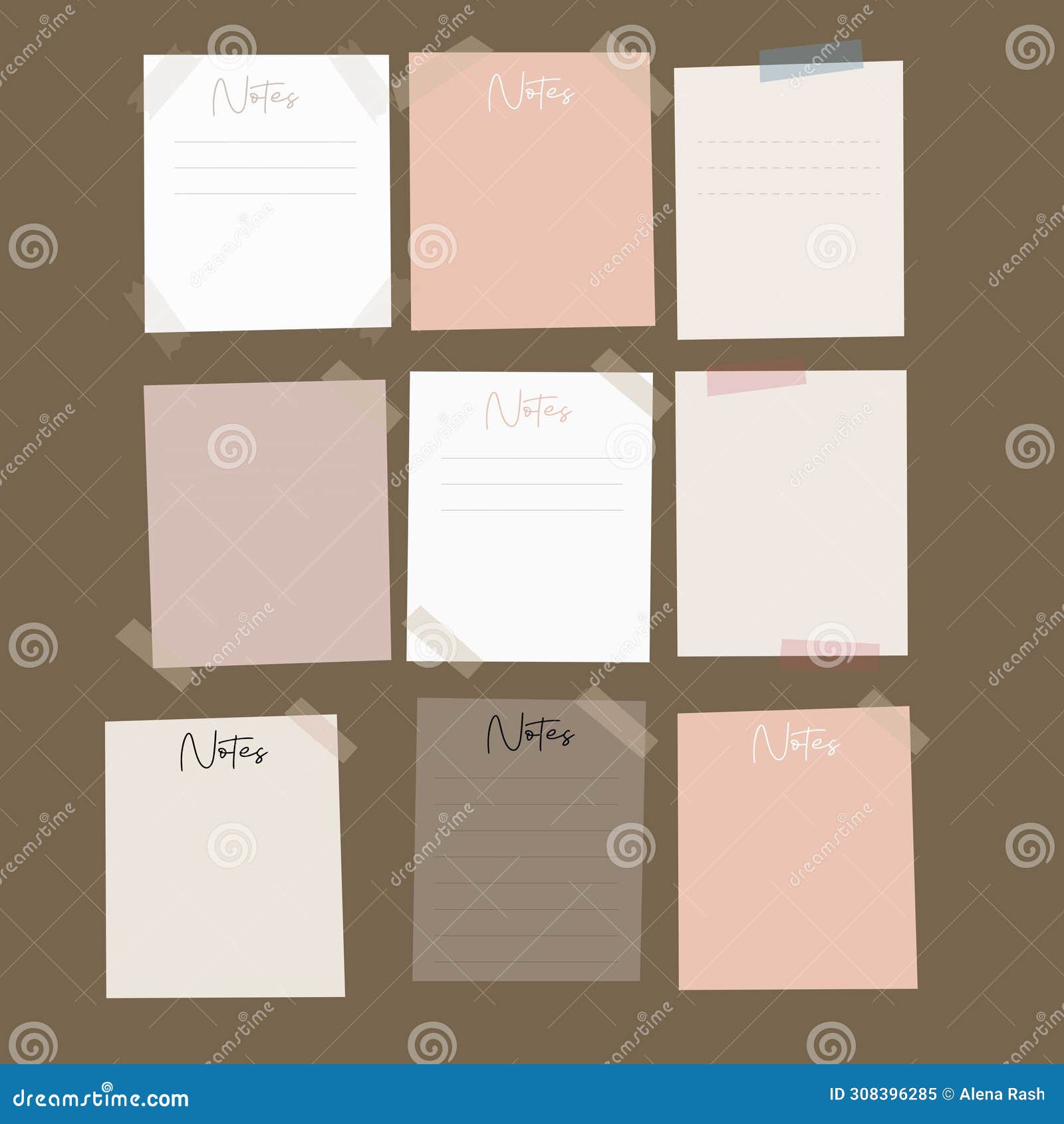 Planner Note Printable Notes Printing Planning Weekly daily Monthly ...