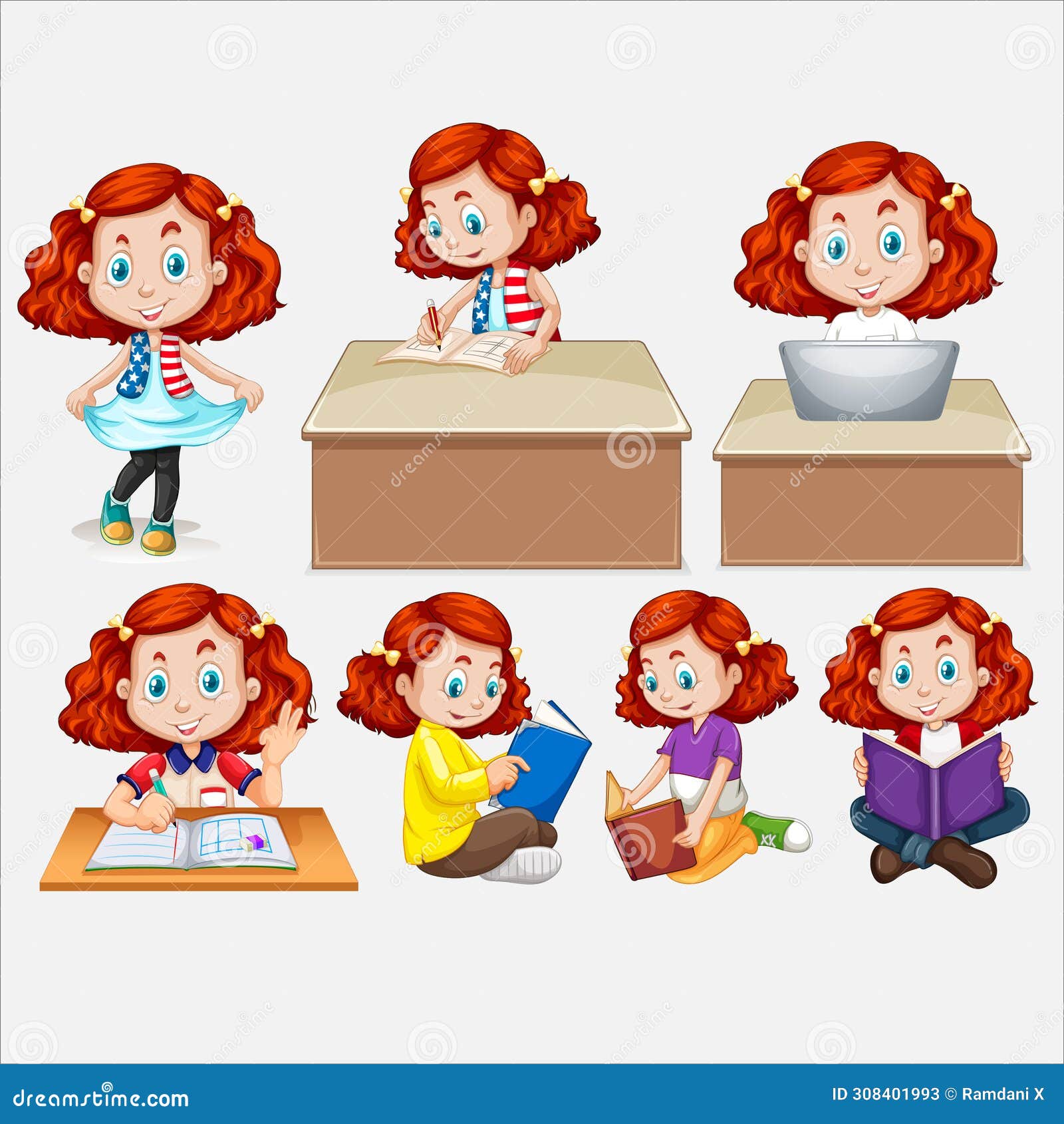 Kids Character Vector Design Template Stock Vector - Illustration of ...