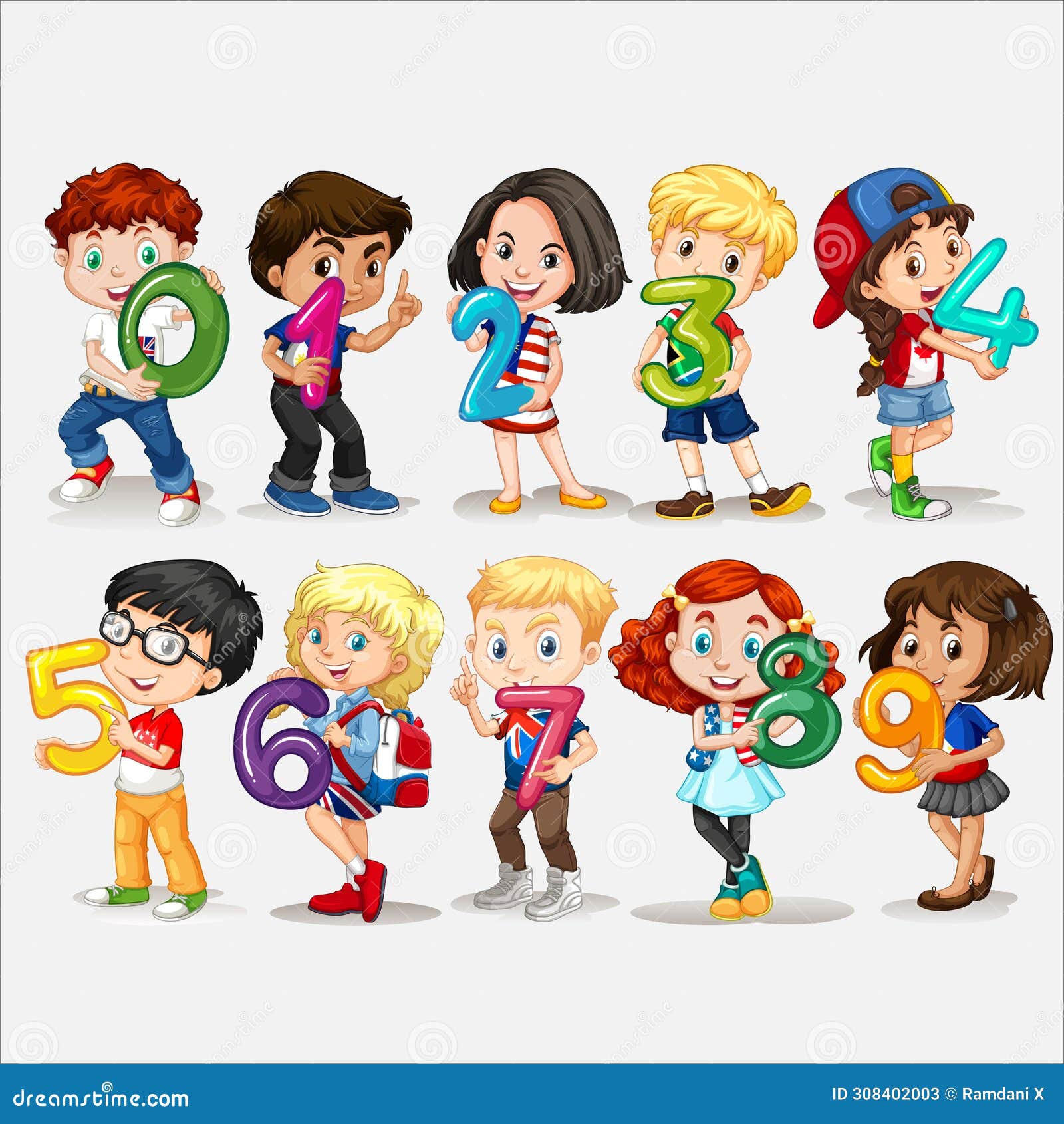 Kids Character Vector Design Template Stock Vector - Illustration of ...