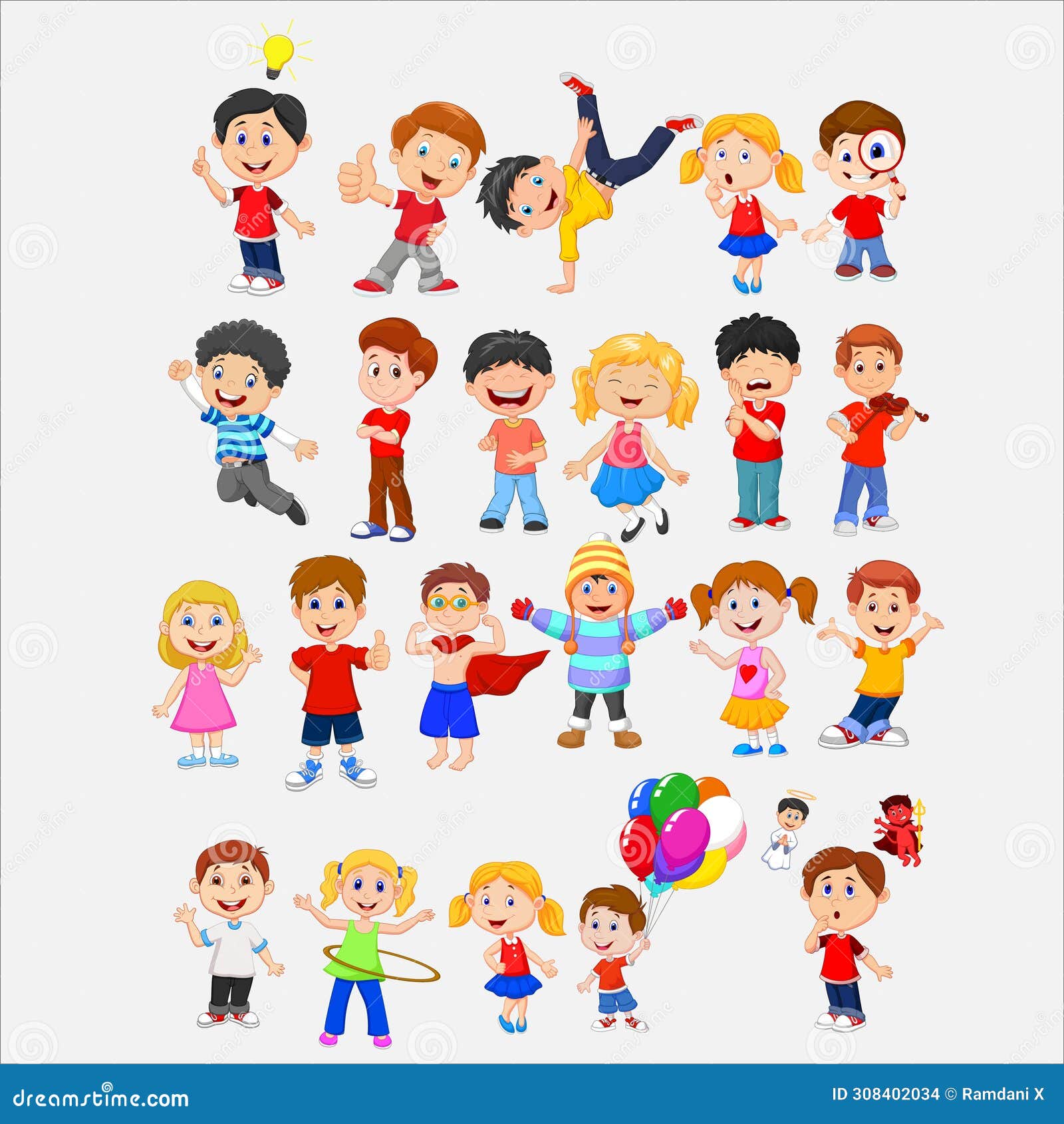 Kids Character Vector Design Template Stock Vector - Illustration of ...
