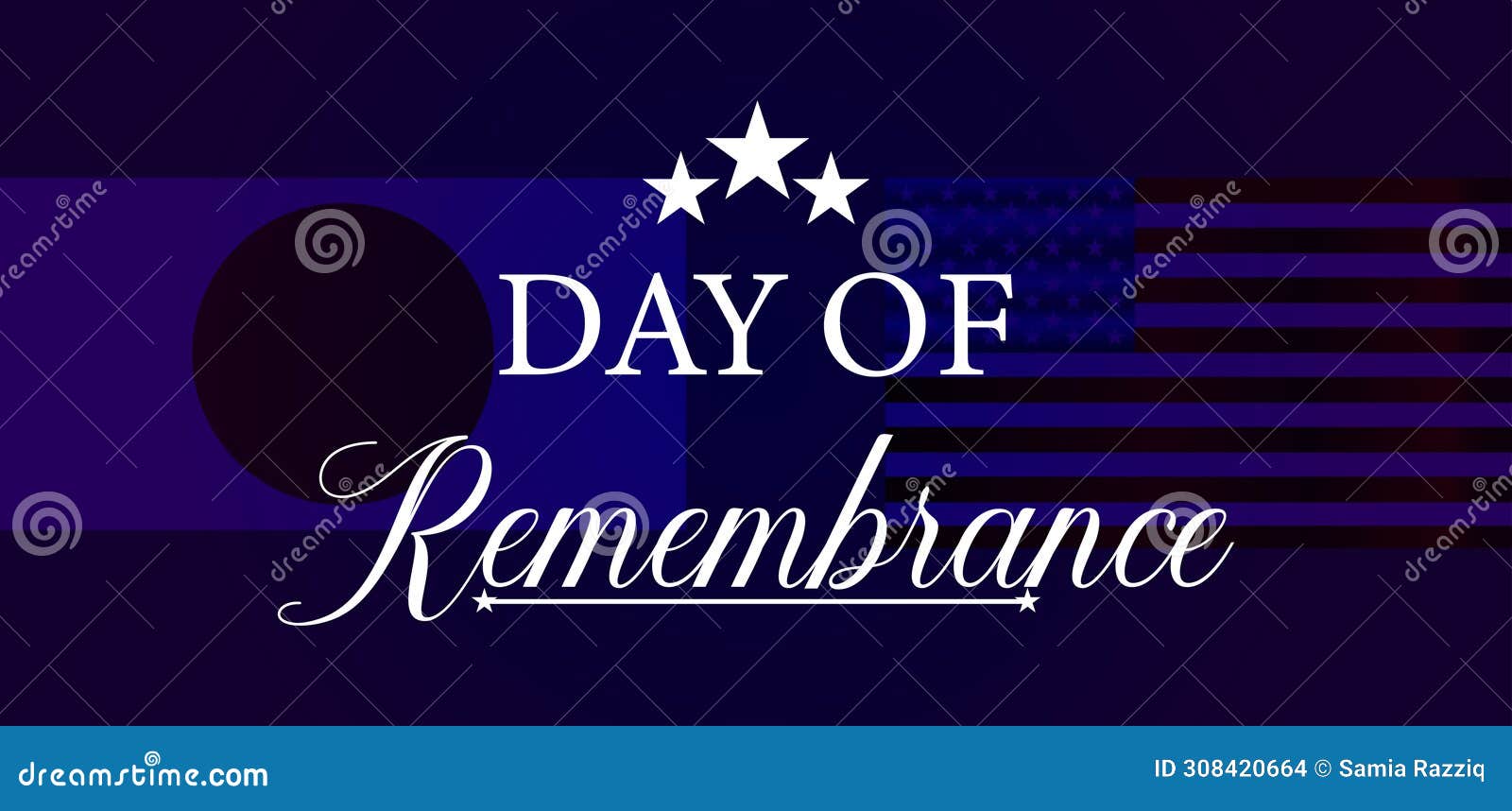 Day of Remembrance Stylish Text Illustration Design Stock Illustration ...
