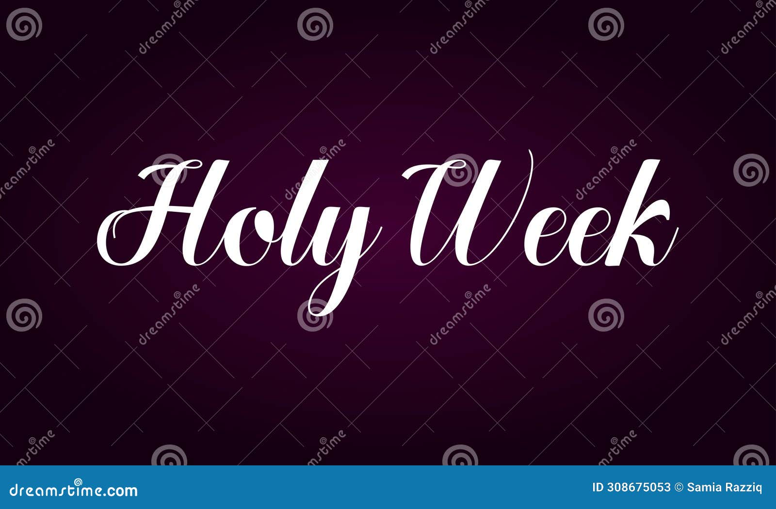 Holy Week Text Design and Gradient Background Illustration Design Stock ...