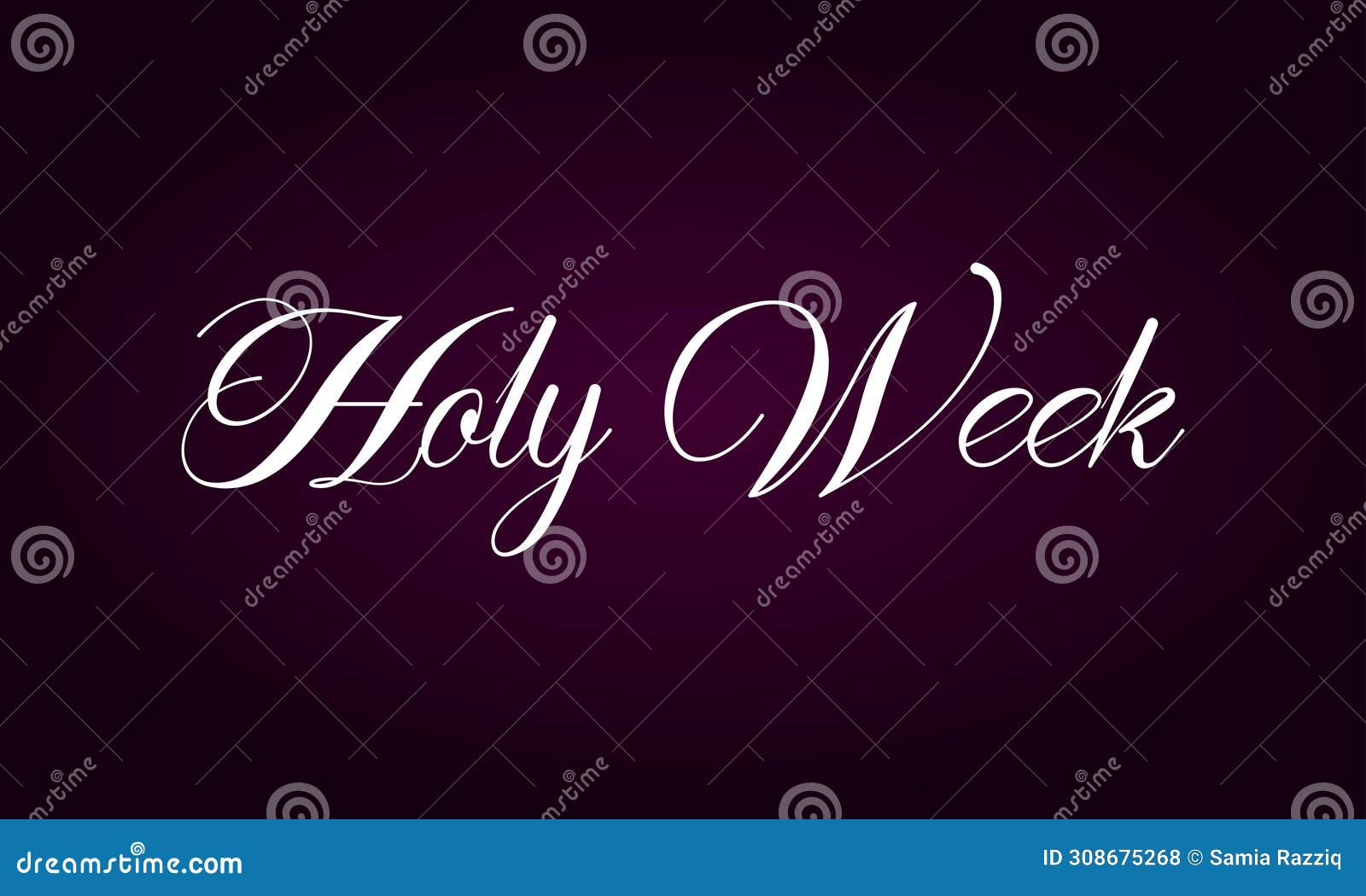 Holy Week Text Design and Gradient Background Illustration Design Stock ...